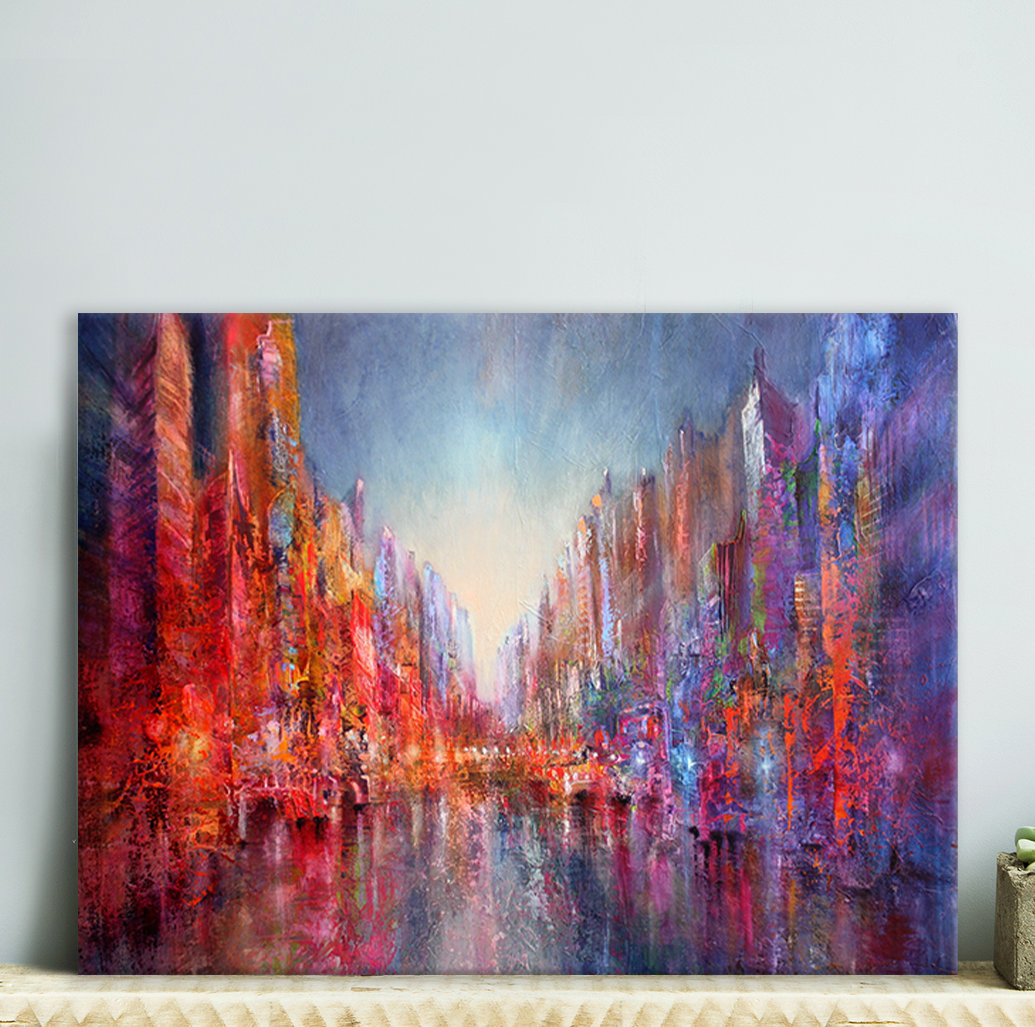 Rosalind Wheeler City in Colour by Annette Schmucker - Wrapped Canvas ...