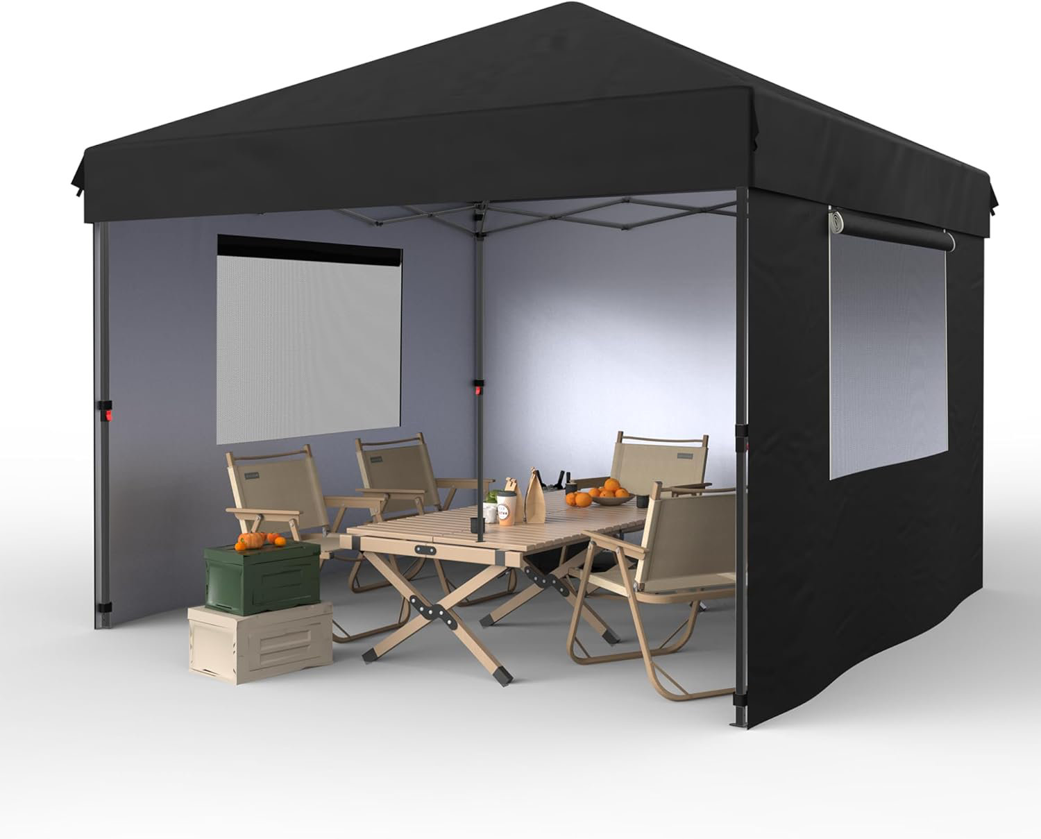 Co-t Heavy Duty Commercial Pop Up Canopy Tent With Removable Sidewalls ...