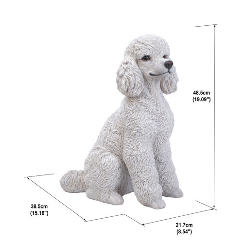 Hi-Line Gift Ltd. Poodle Sitting Statue & Reviews - Wayfair Canada