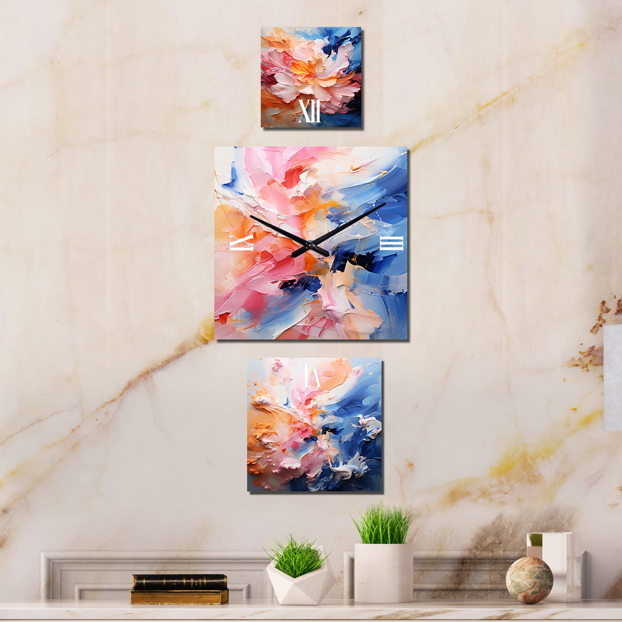 Ivy Bronx Maddoc Metal Wall Clock | Wayfair