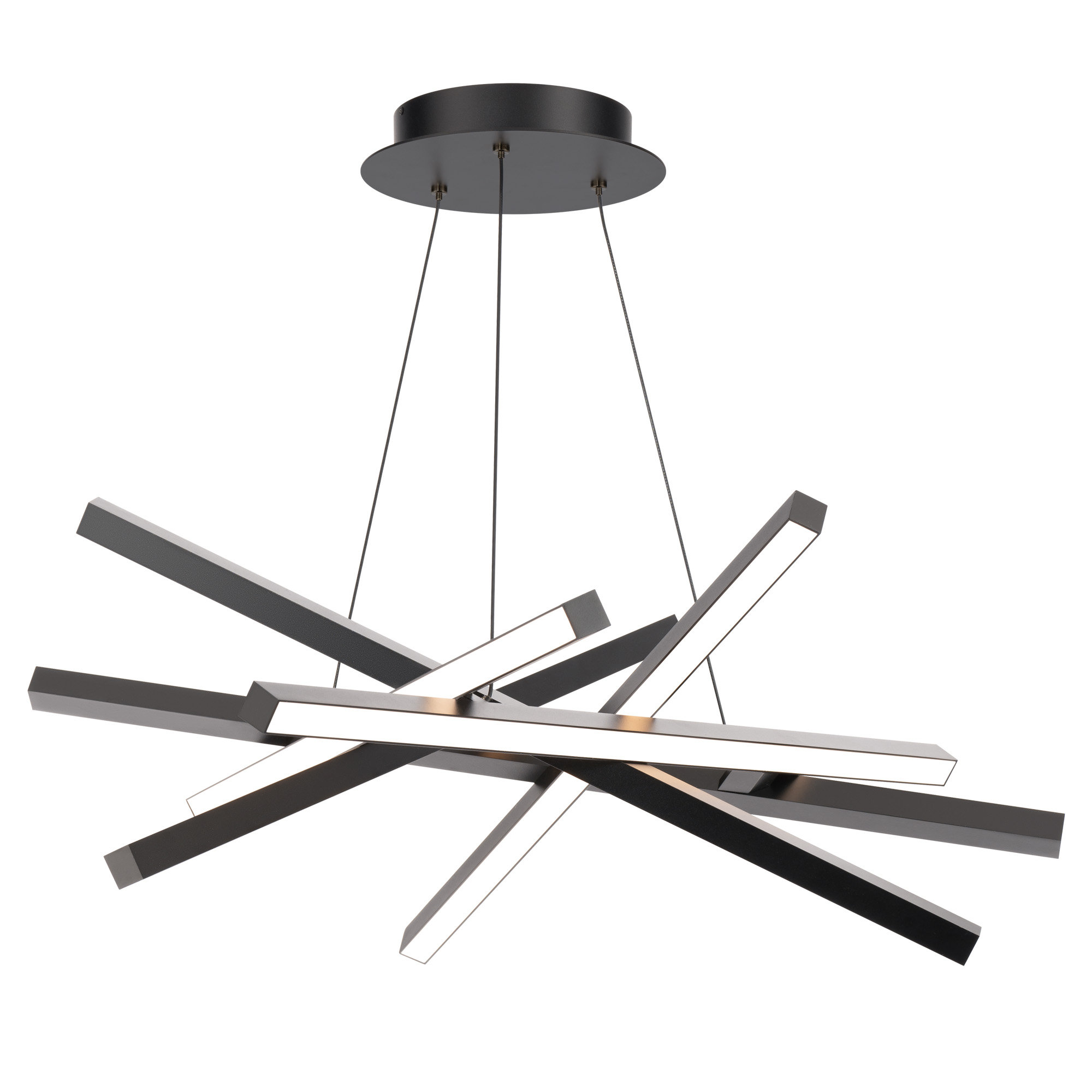 dweLED Parallax 3 - Light Unique Geometric LED Pendant | Wayfair