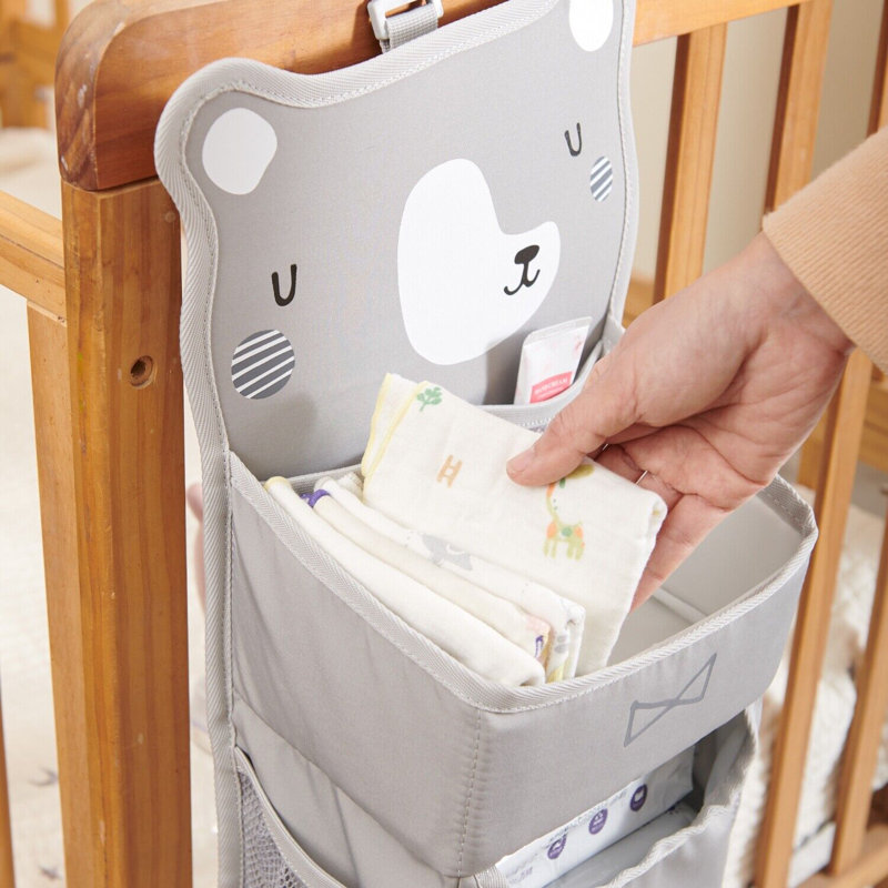 Sunveno Animal Print Crib Diaper Stacker | Wayfair