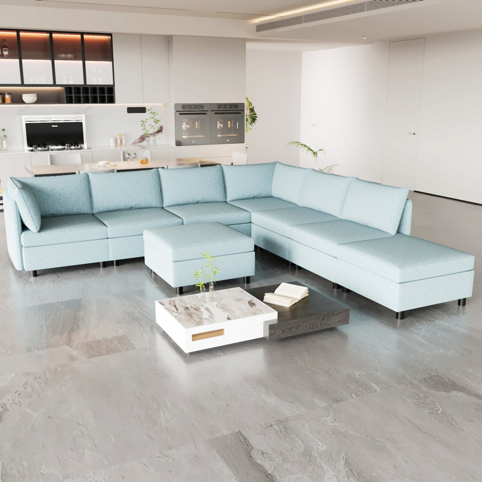 Hokku Designs Modular Sectional Sofa - Wayfair Canada