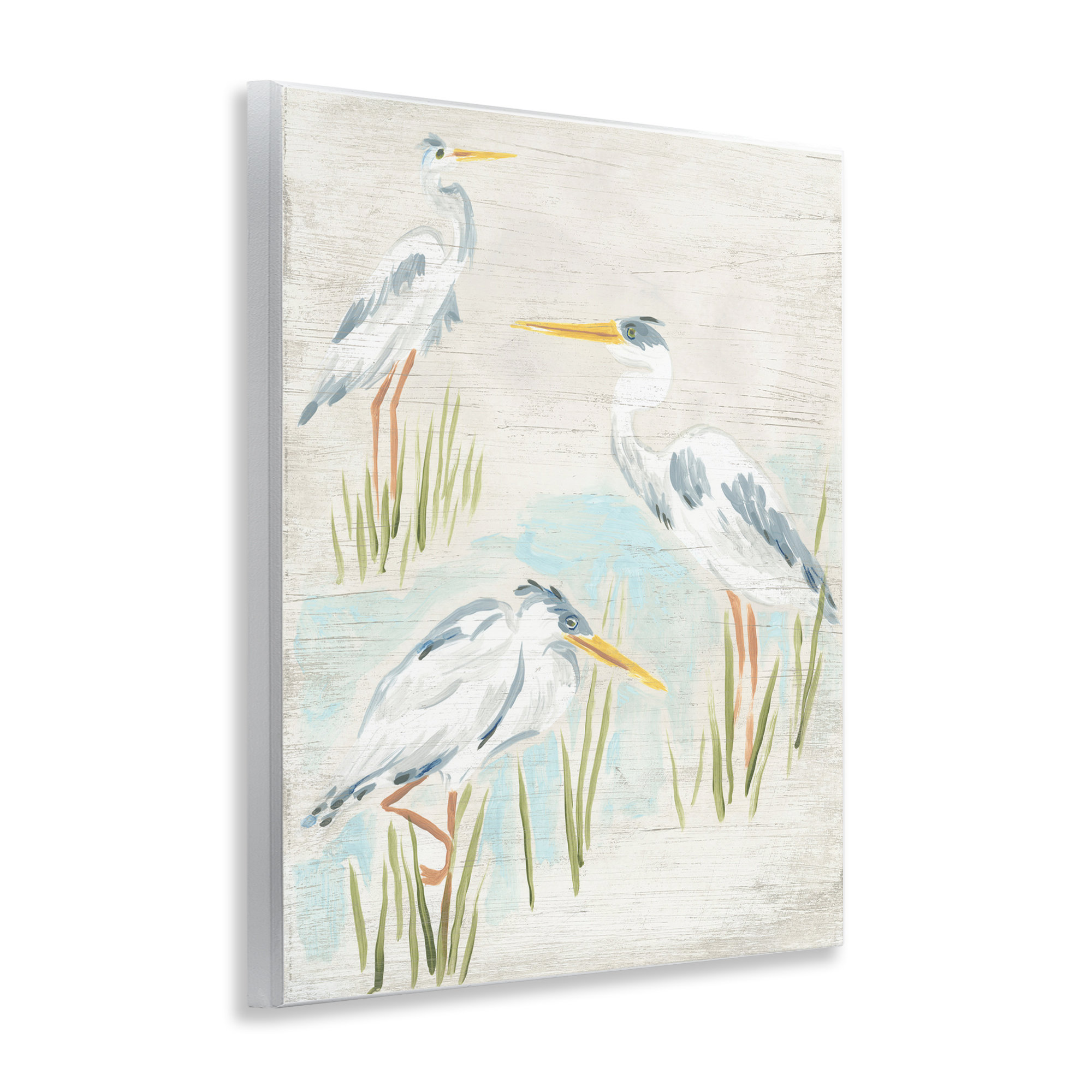 Union Rustic Rustic Lake Birds Wall Plaque Art by June Erica Vess | Wayfair