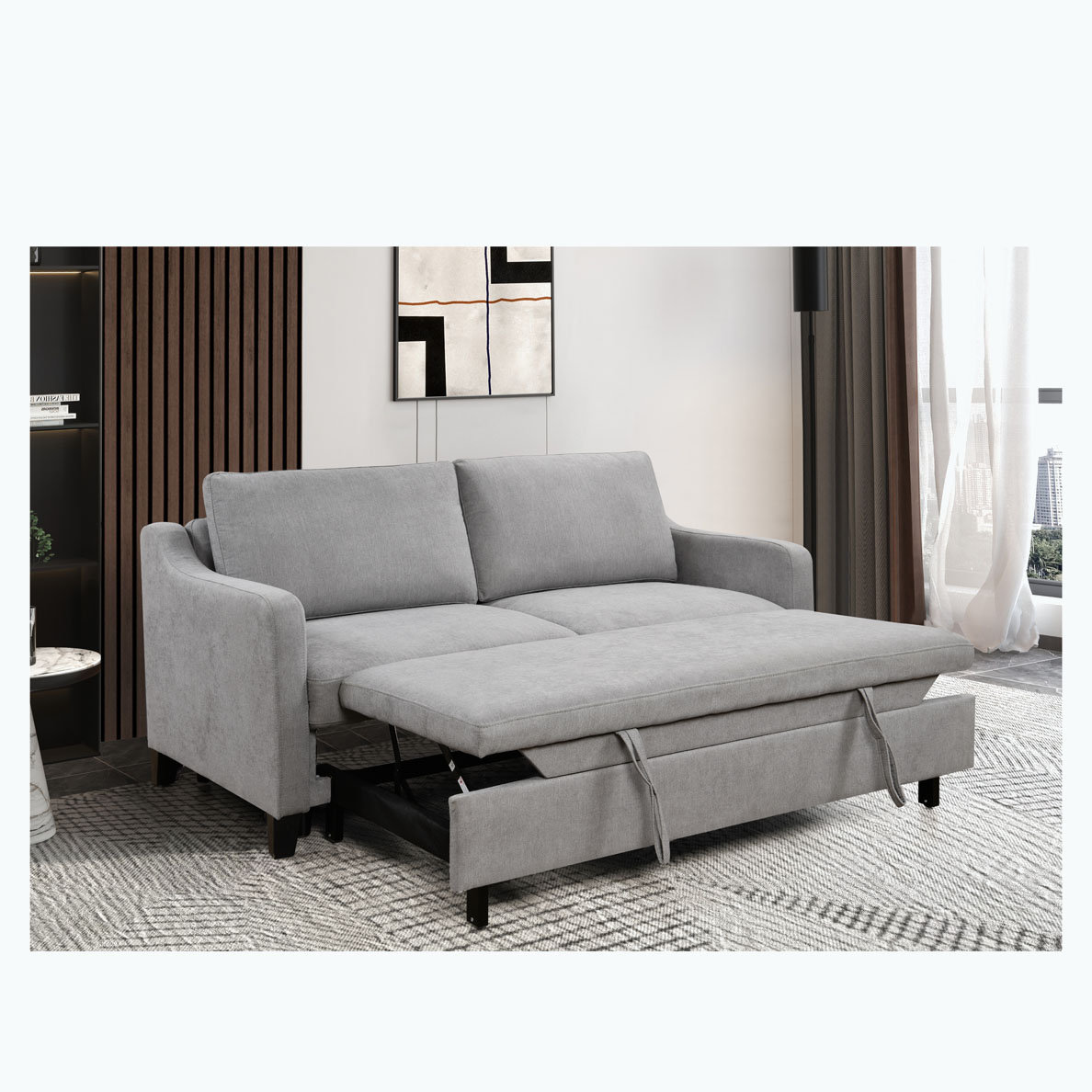 Latitude Run® Upholstered Convertible Sleeper Sofa Bed | Wayfair