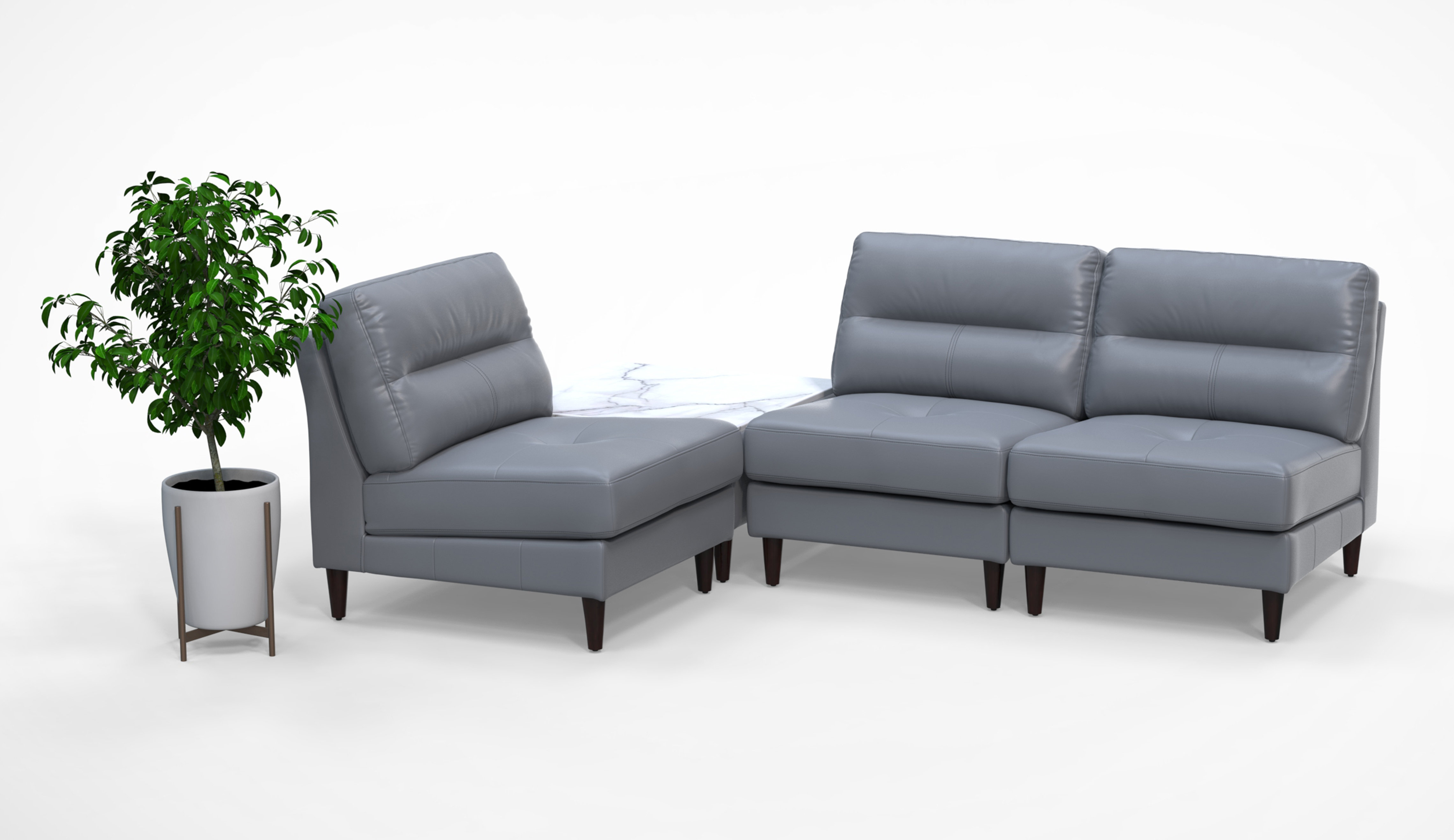 Reunion 3 Person Waiting Room Reception Chairs with Charging Tables Set ...