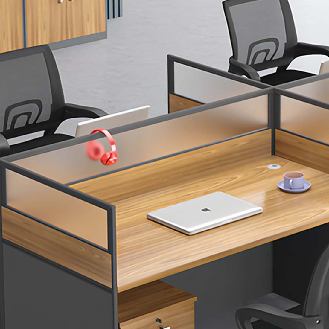 Inbox Zero Mitsue 141.73'' W Rectangle Executive Desk | Wayfair