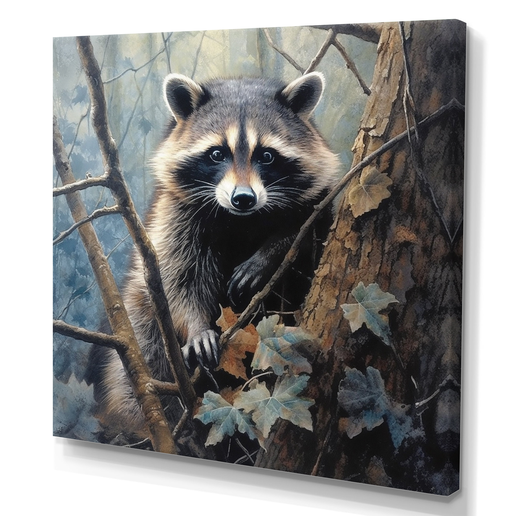 Millwood Pines Racoon Wanderer III - Animals Canvas Prints | Wayfair