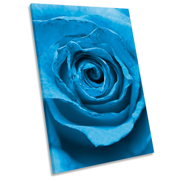 Canora Grey X0354 Floral Love Rose Flower - Wrapped Canvas Print ...