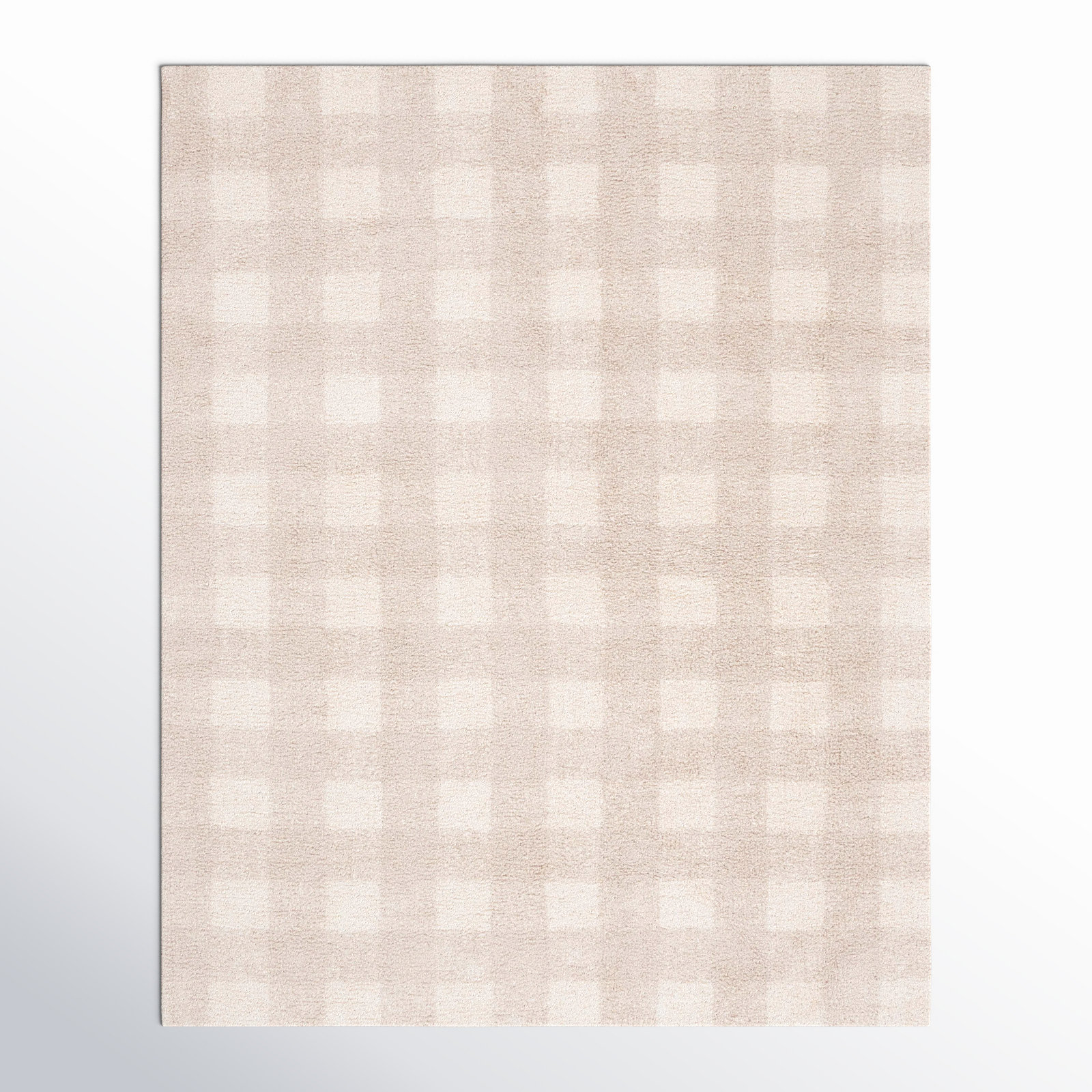 Birch Lane™ Barclay Plaid Hand Woven Flatweave Cotton Area Rug in Beige ...