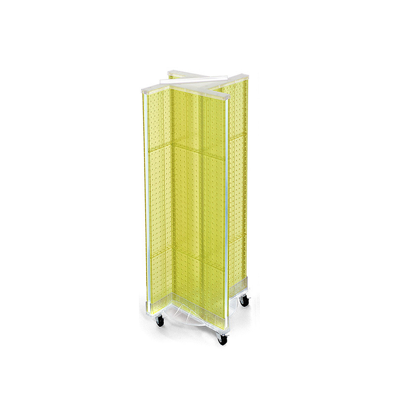 Azar Displays Pinwheel Pegboard Floor Display on Revolving Base ...