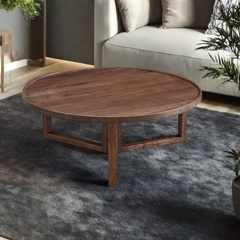 Trentastic Trails Modern Minimalist Round Coffee Table - Wayfair Canada