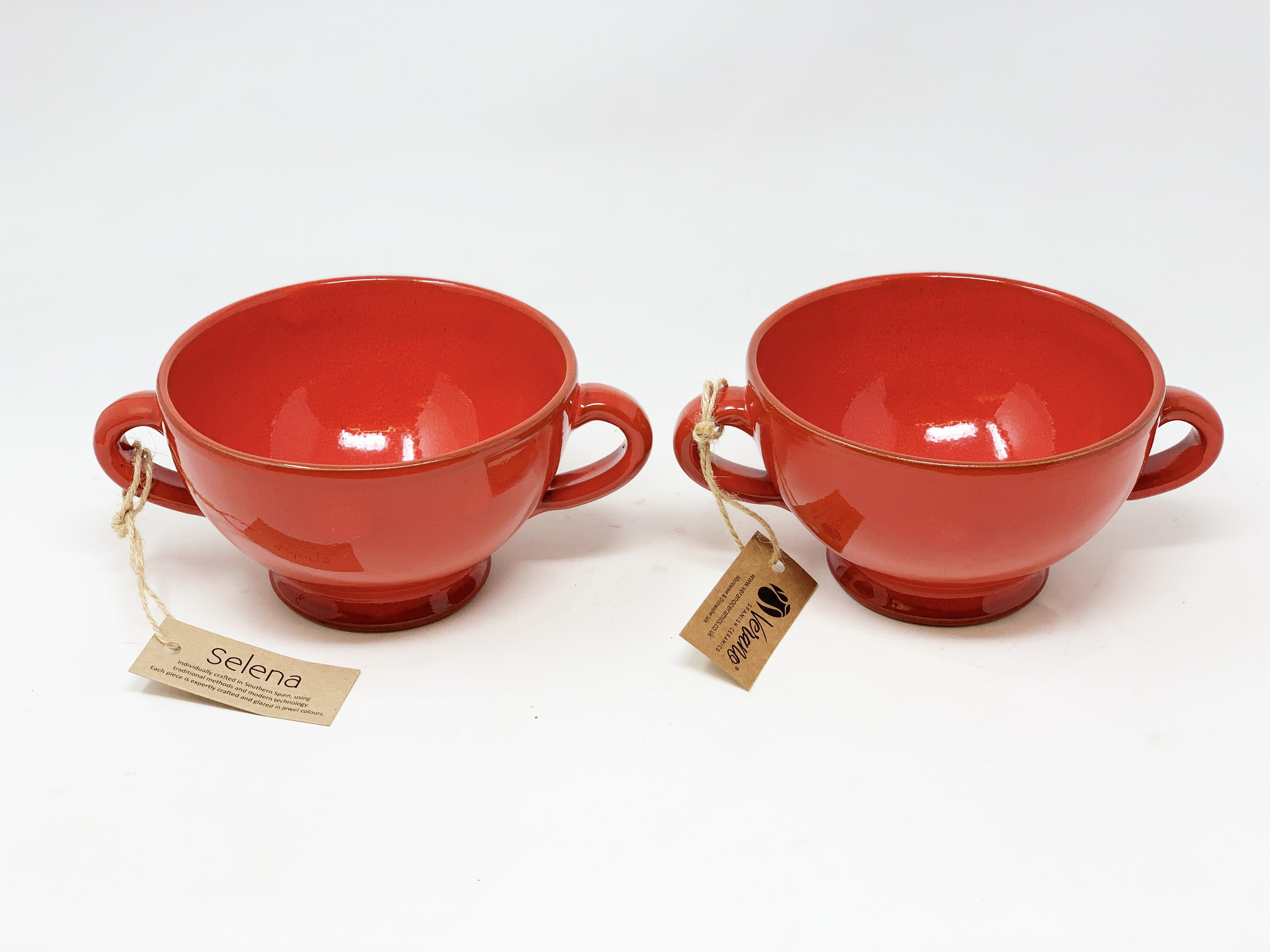 Verano Spanish Ceramics Selena - Soup Bowl Set 2 | Wayfair.co.uk
