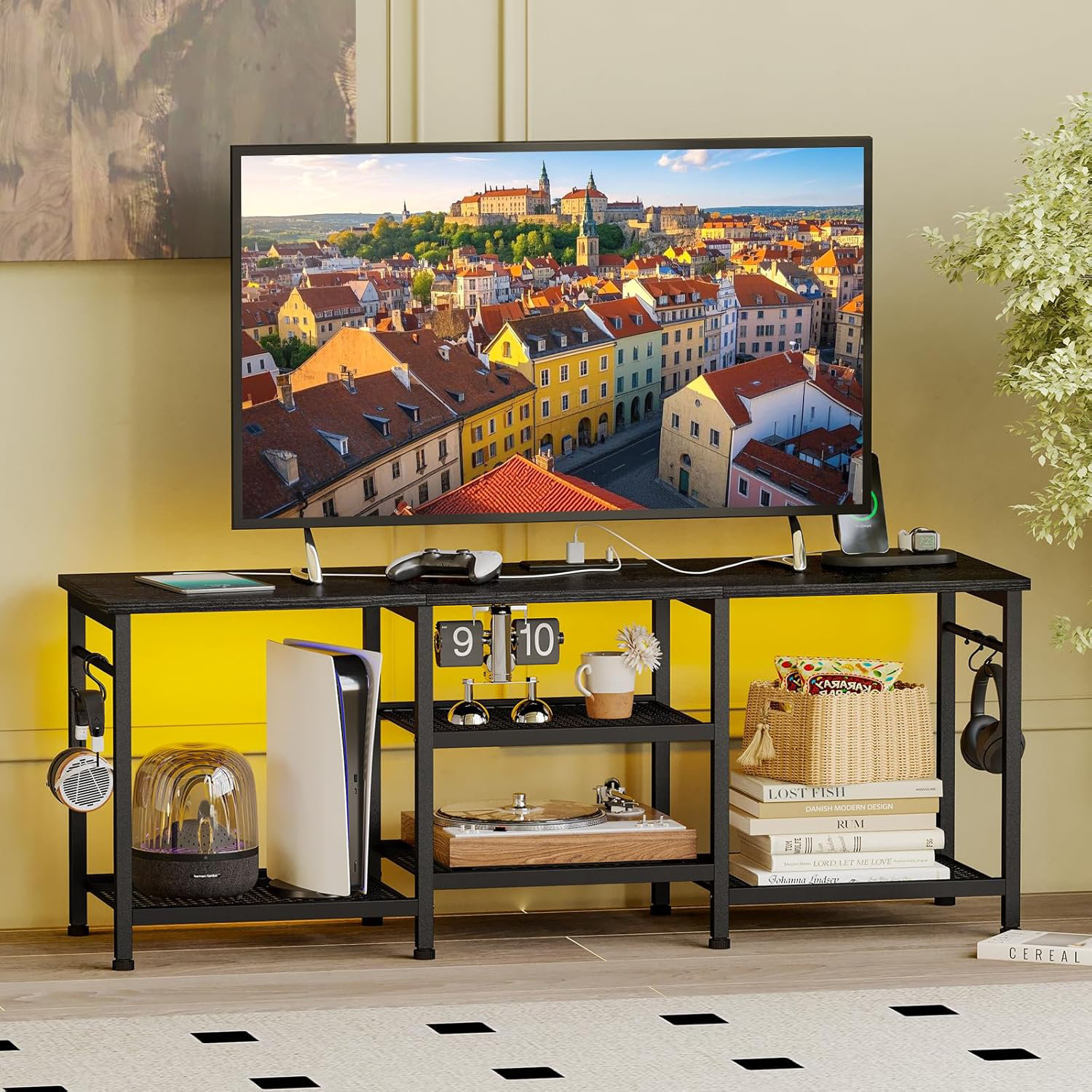 Wrought Studio TV Stand Entertainment Centre for 55 Inch TVs - Wayfair ...