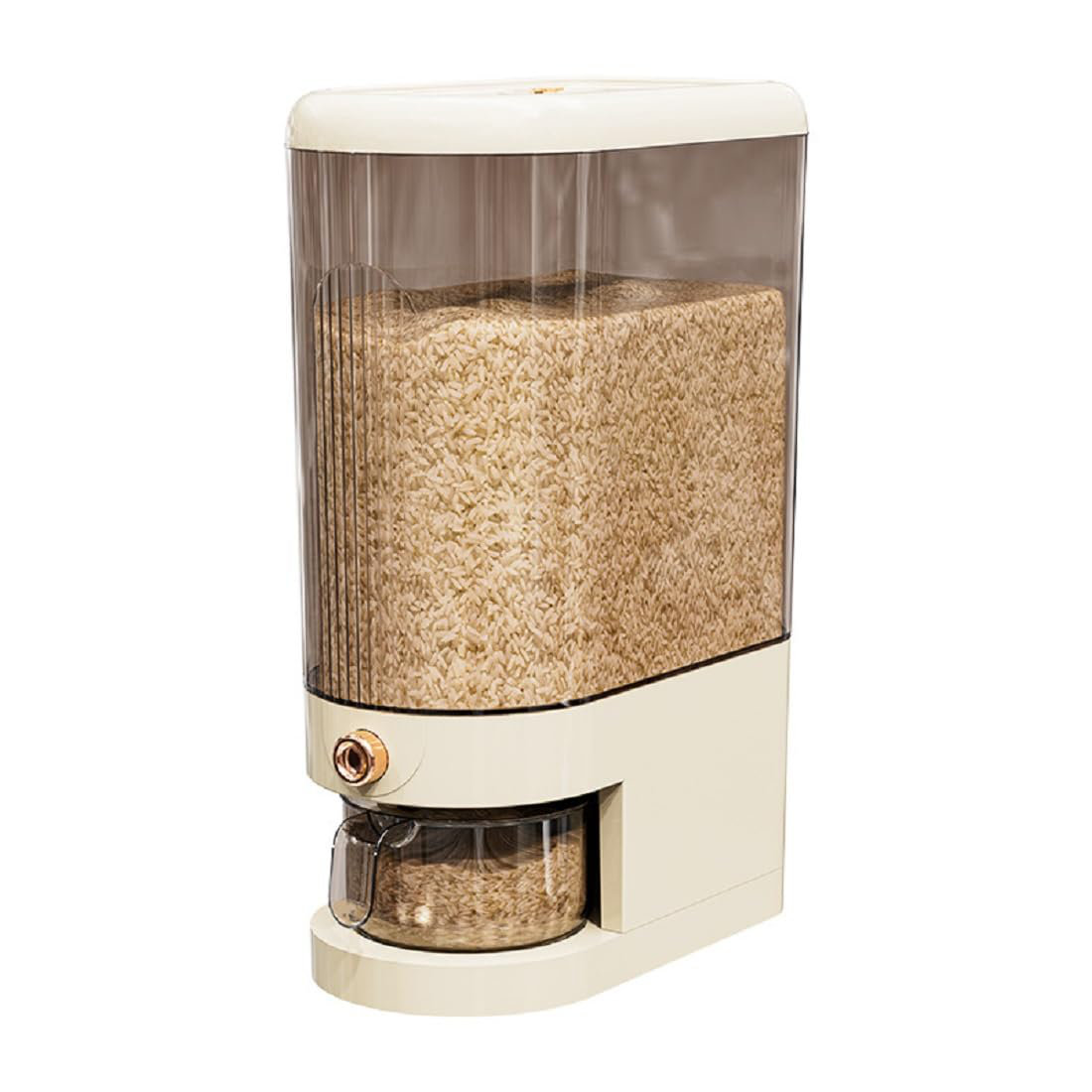 Latitude Run® 22LBS Rice Dispenser, Large Grain Container Storage With ...
