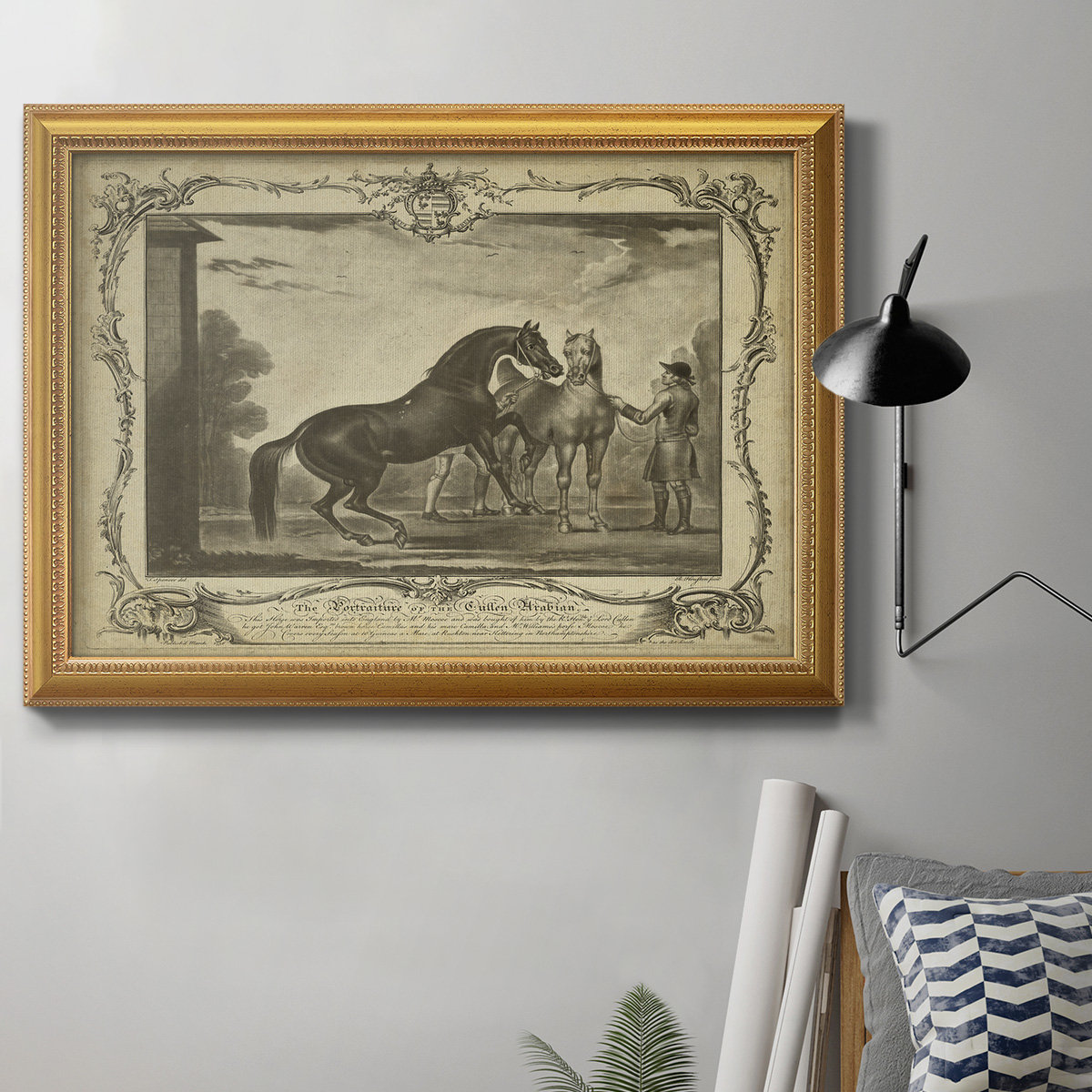 Rosalind Wheeler Distinguished Horses III Premium Framed Canvas- Ready ...