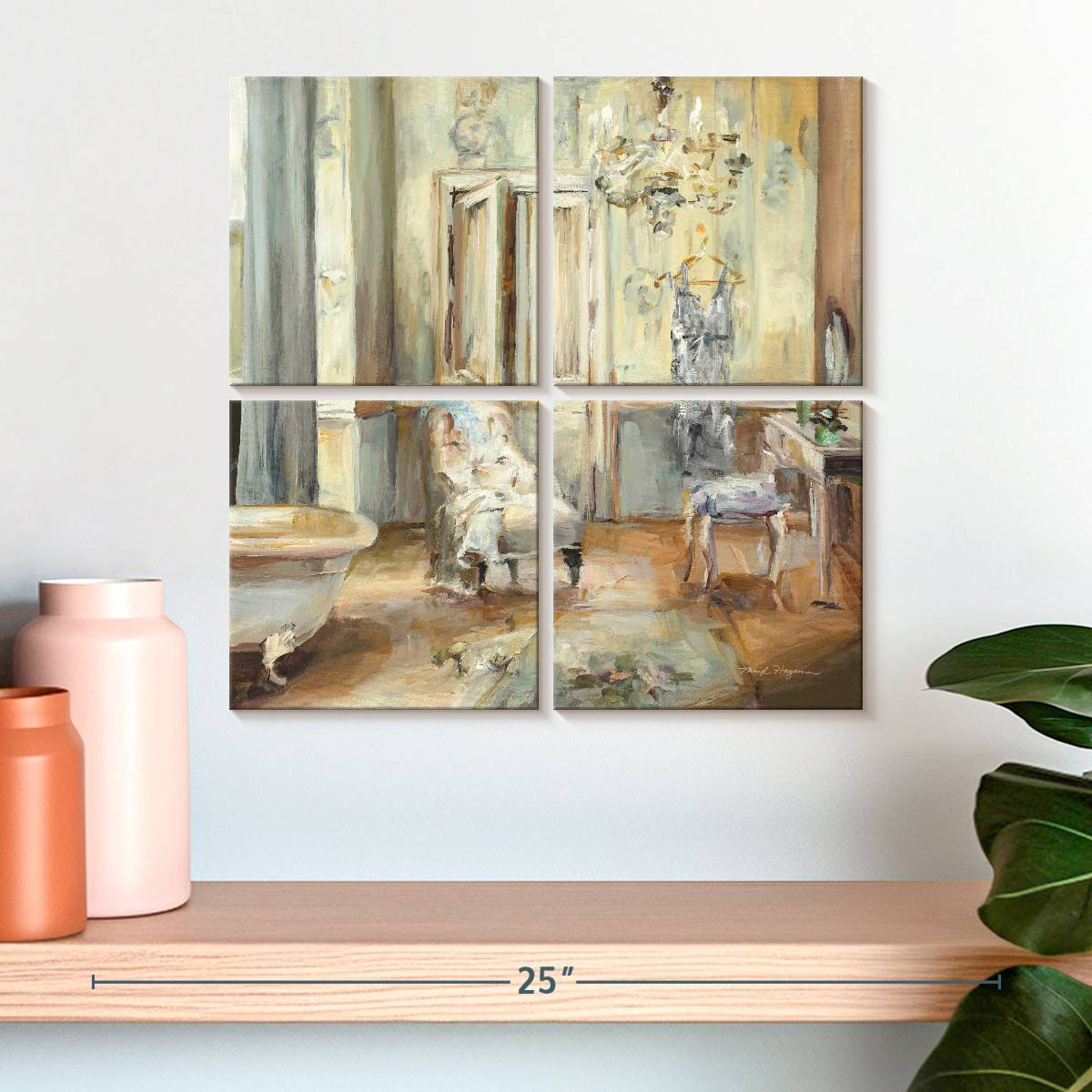 Bungalow Rose Kerrick Boudoir Bath II Gray | Wayfair