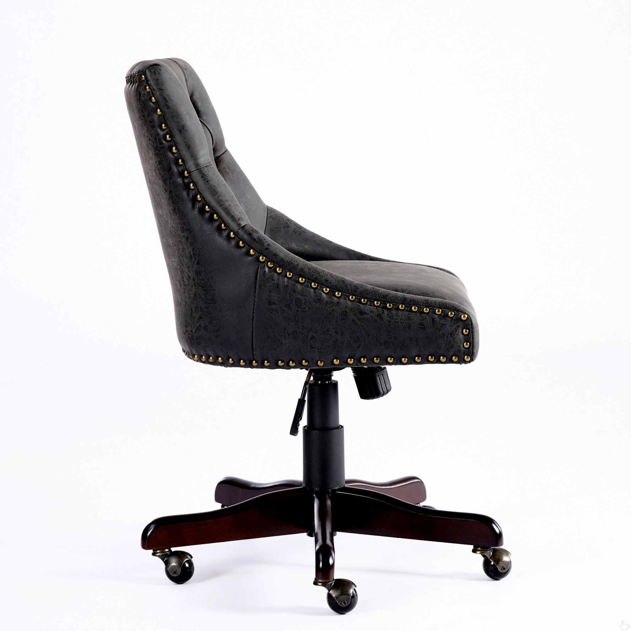 Ebern Designs Fabric Home Office Chair With Lift, Swivel And Recline ...