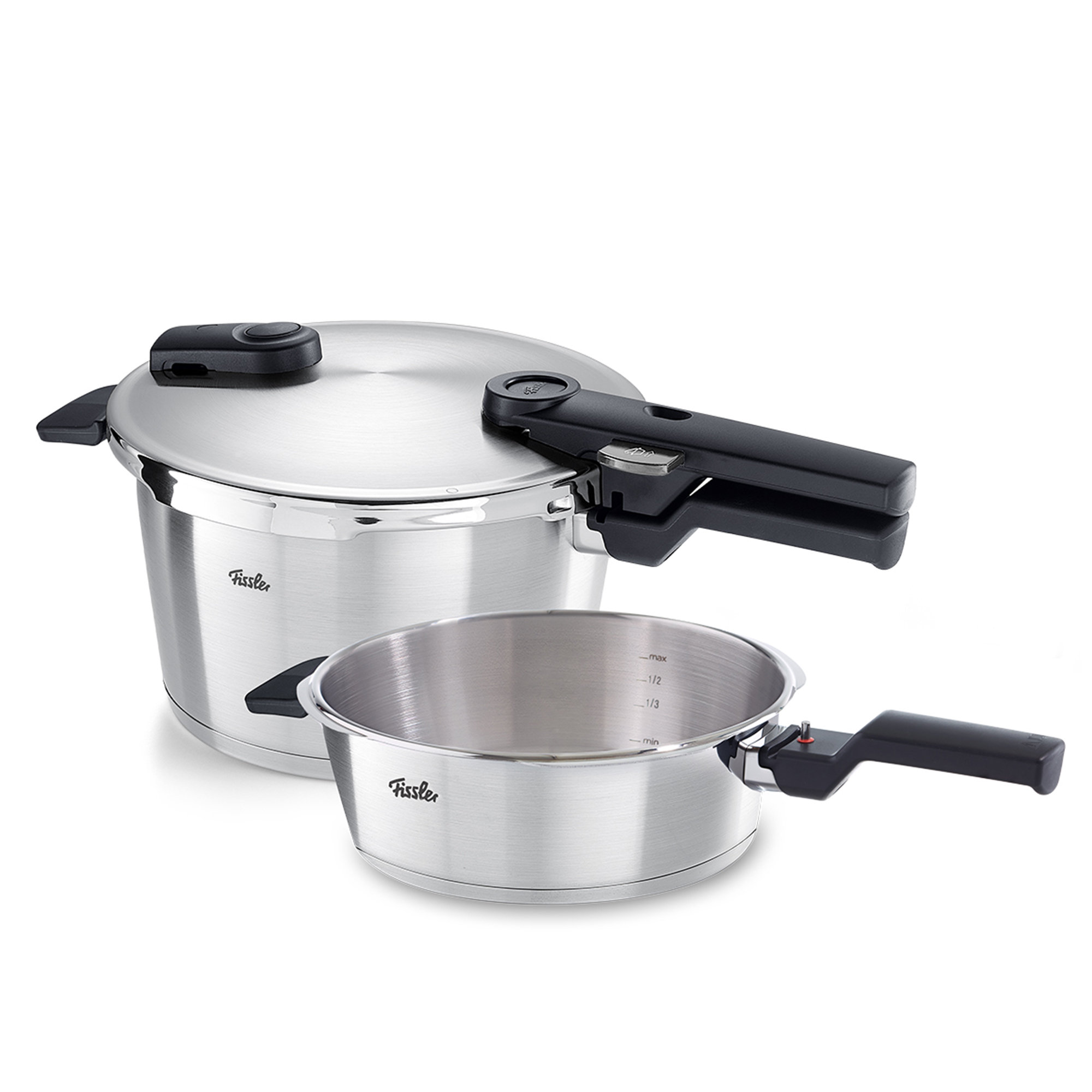 Fissler Vitaquick Premium Pressure Cooker, Large 2 Piece Set, 4.2 Quart ...
