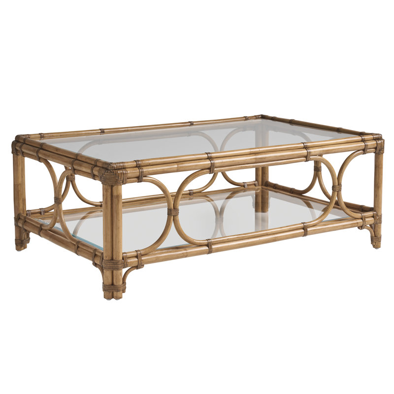 Tommy Bahama Home Deering Bay Rectangular Cocktail Table | Wayfair