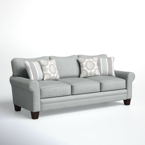 Sand & Stable Aurora 88" Rolled Arm Sofa with Reversible Cushions ...