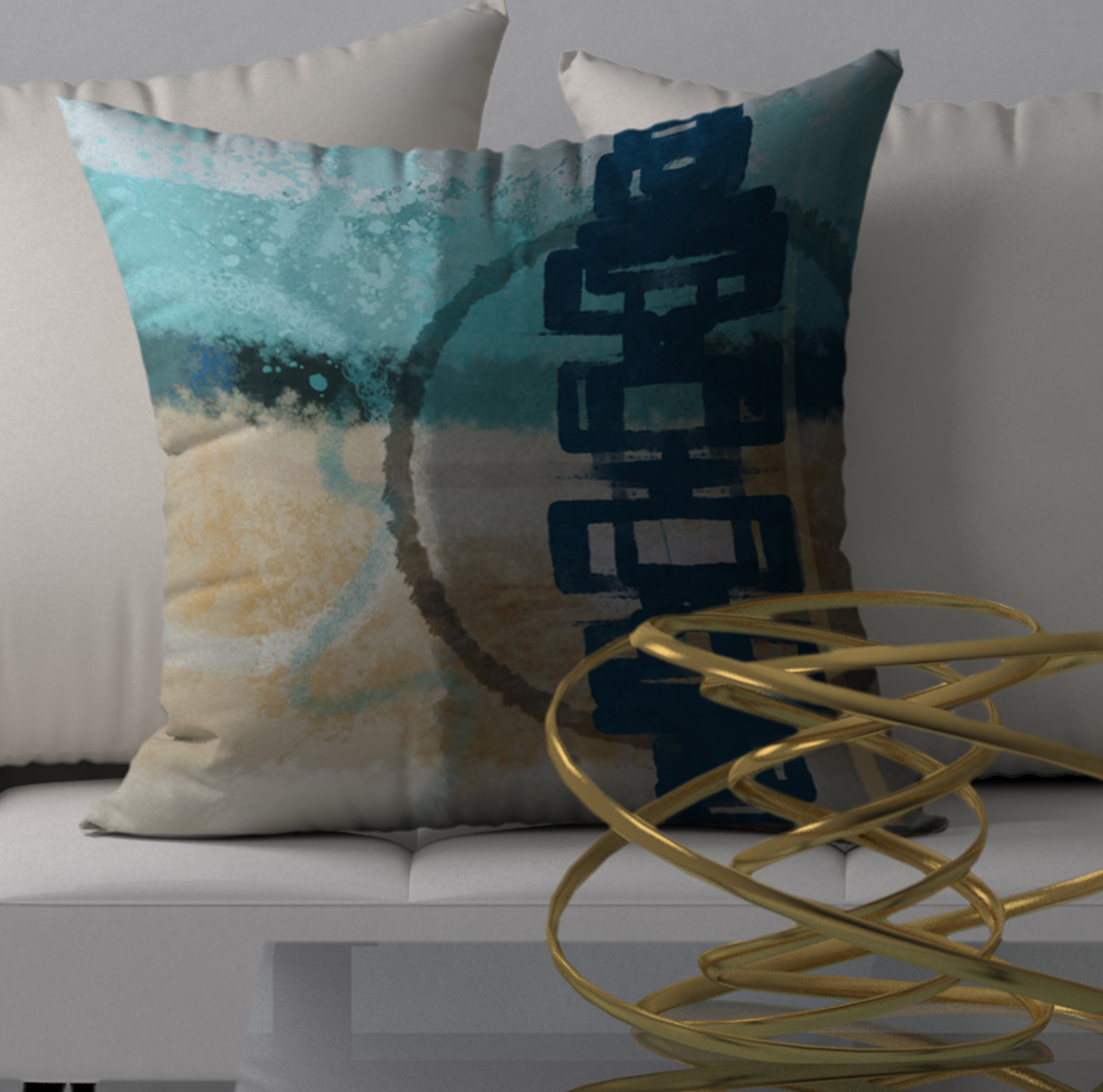 LeRoi Products Leads Singular Decorative Square Pillow Cover & Insert ...