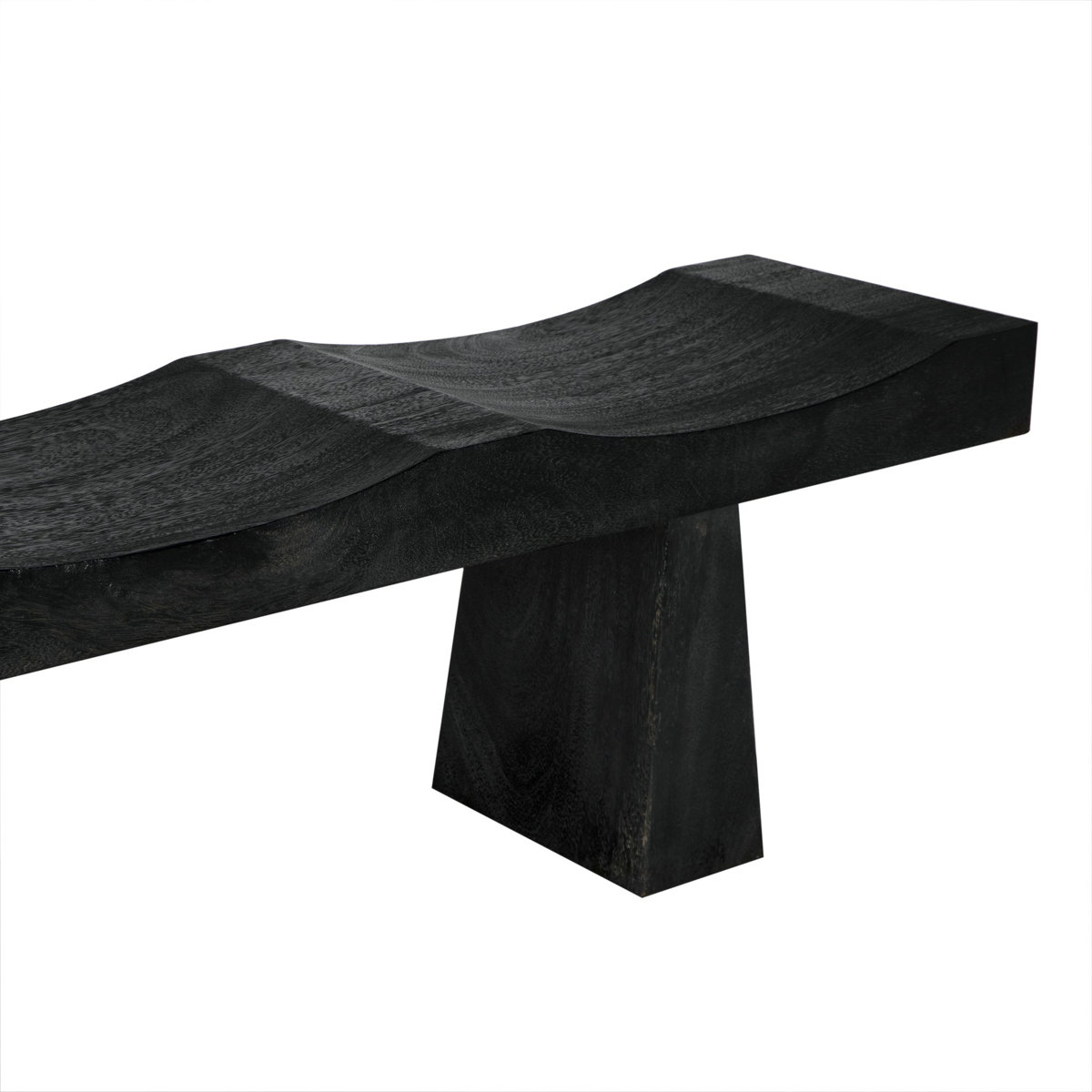 Noir Shibumi Wood Bench | Perigold