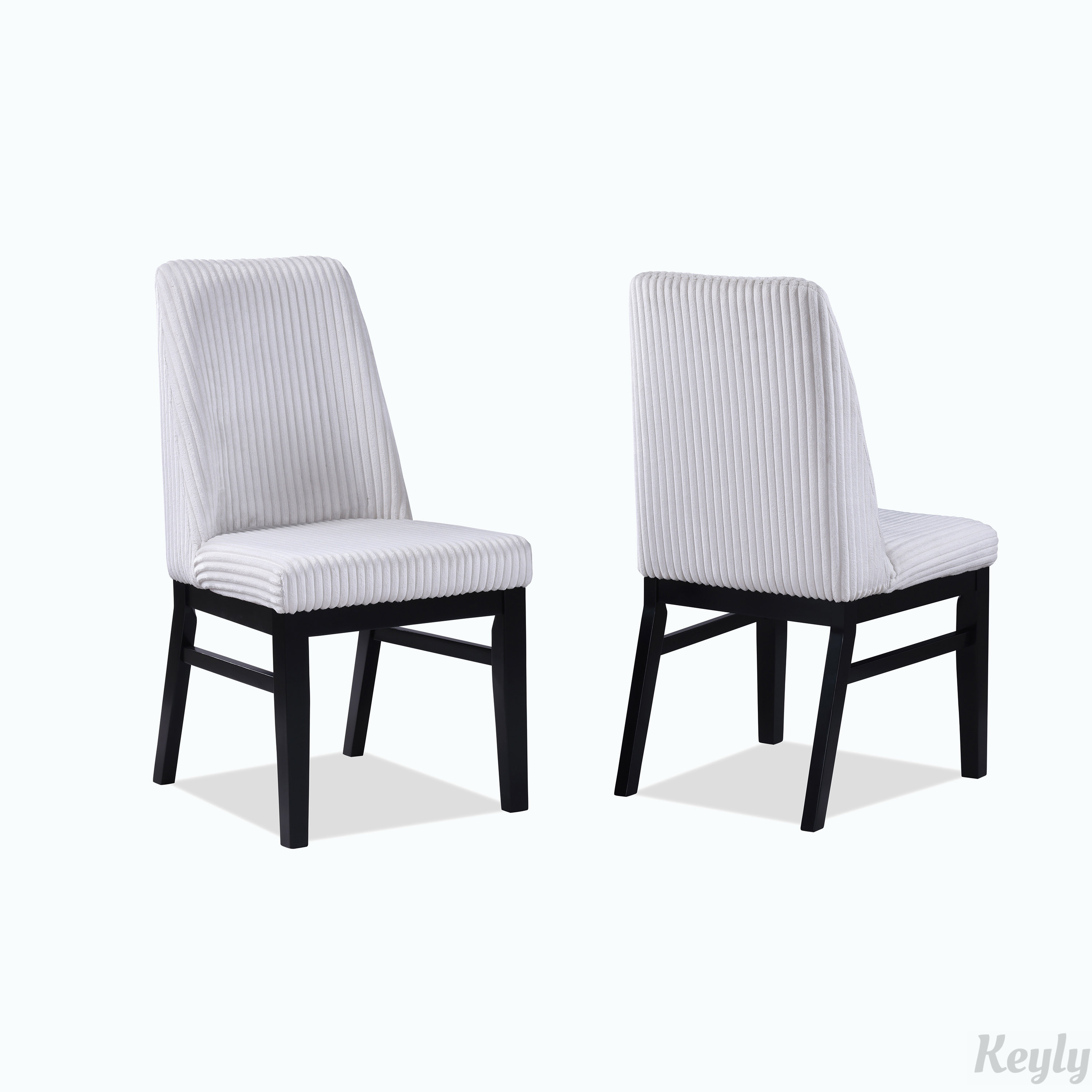Red Barrel Studio® Upholstered Wooden High Back Side Chair | Wayfair