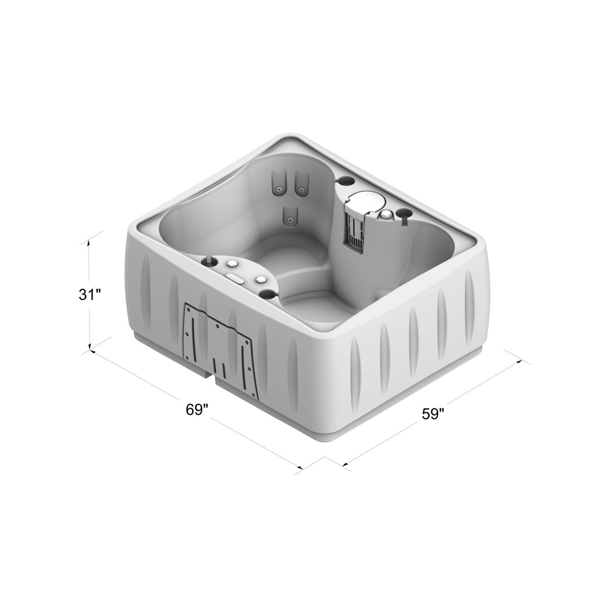 AquaRest Spas, powered by Jacuzzi® pumps AquaRest Discover AR150 ...