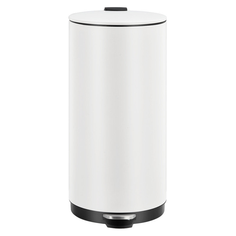 GarveeHome 30L/8 Gallon Round Trash Can, Modern Garbage Can with Soft Close Lid and Foot Pedal ...