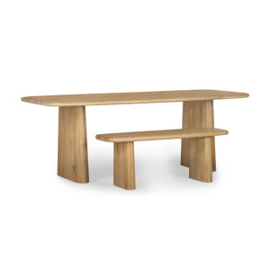 AllModern Daymon Solid Oak Dining Table & Reviews - Wayfair Canada