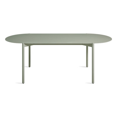 Blu Dot Comeuppance Oval Metal Outdoor Dining Table & Reviews | Wayfair