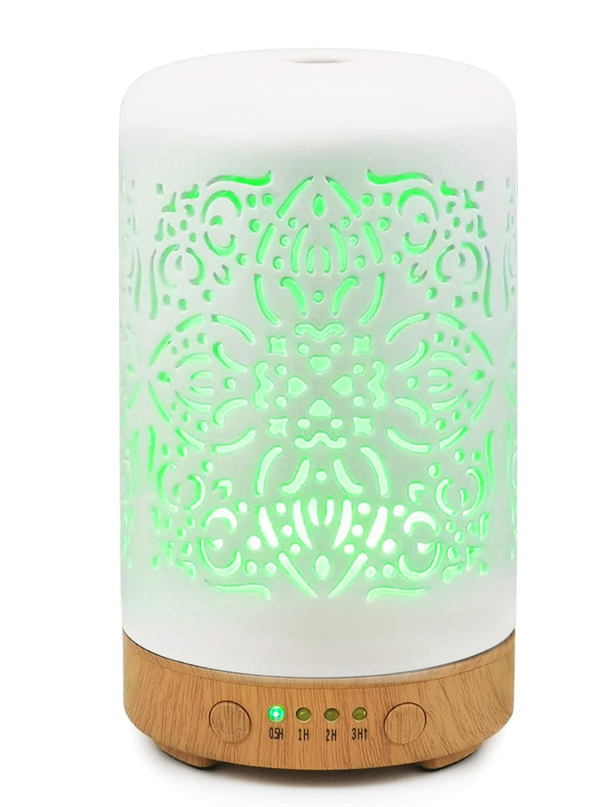 Bungalow Rose 100ml White Ceramic Essential Oil Diffuser with Timers ...