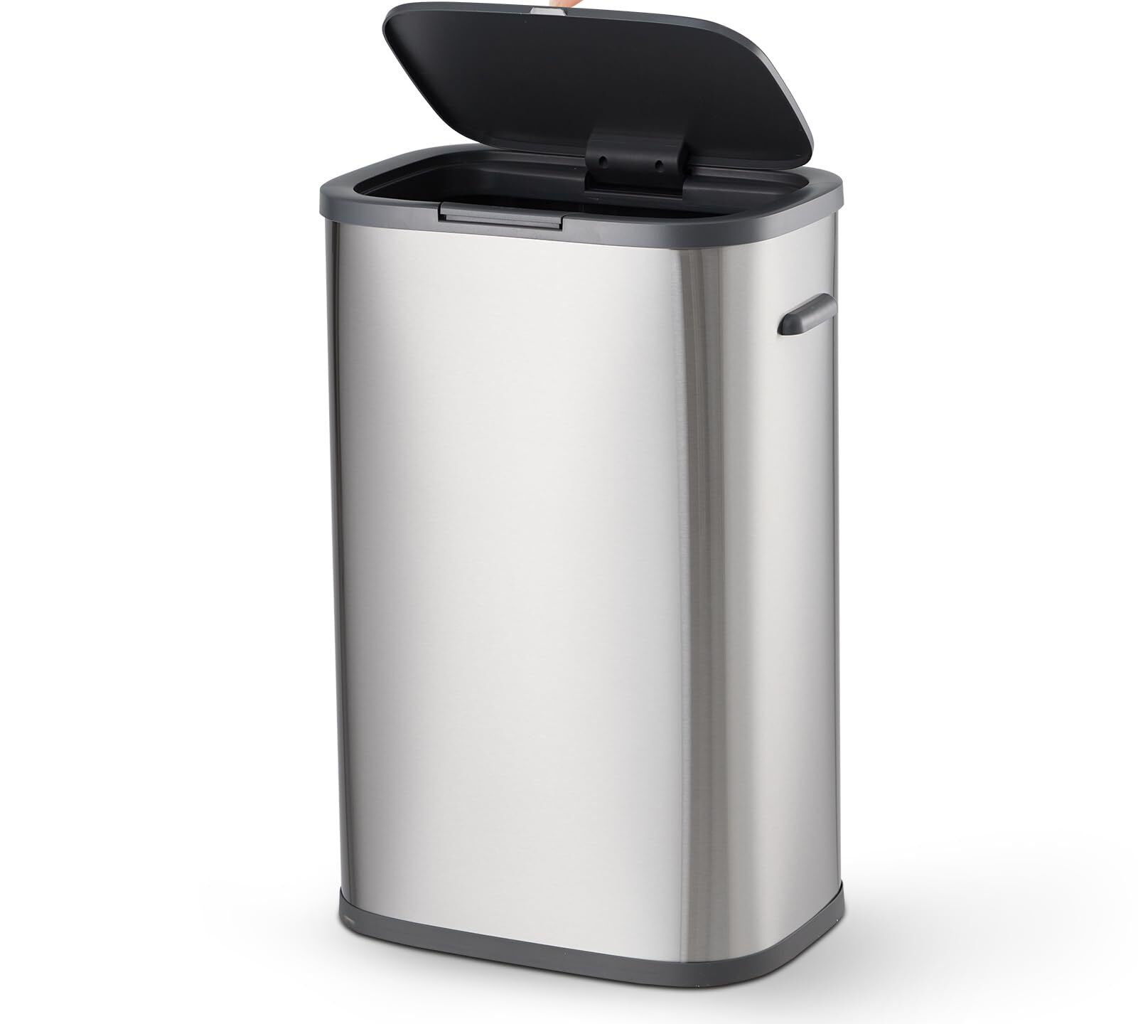 babevy Kitchen Trash Can, 55L/14.5 Gallon Rectangular Trash Can With ...