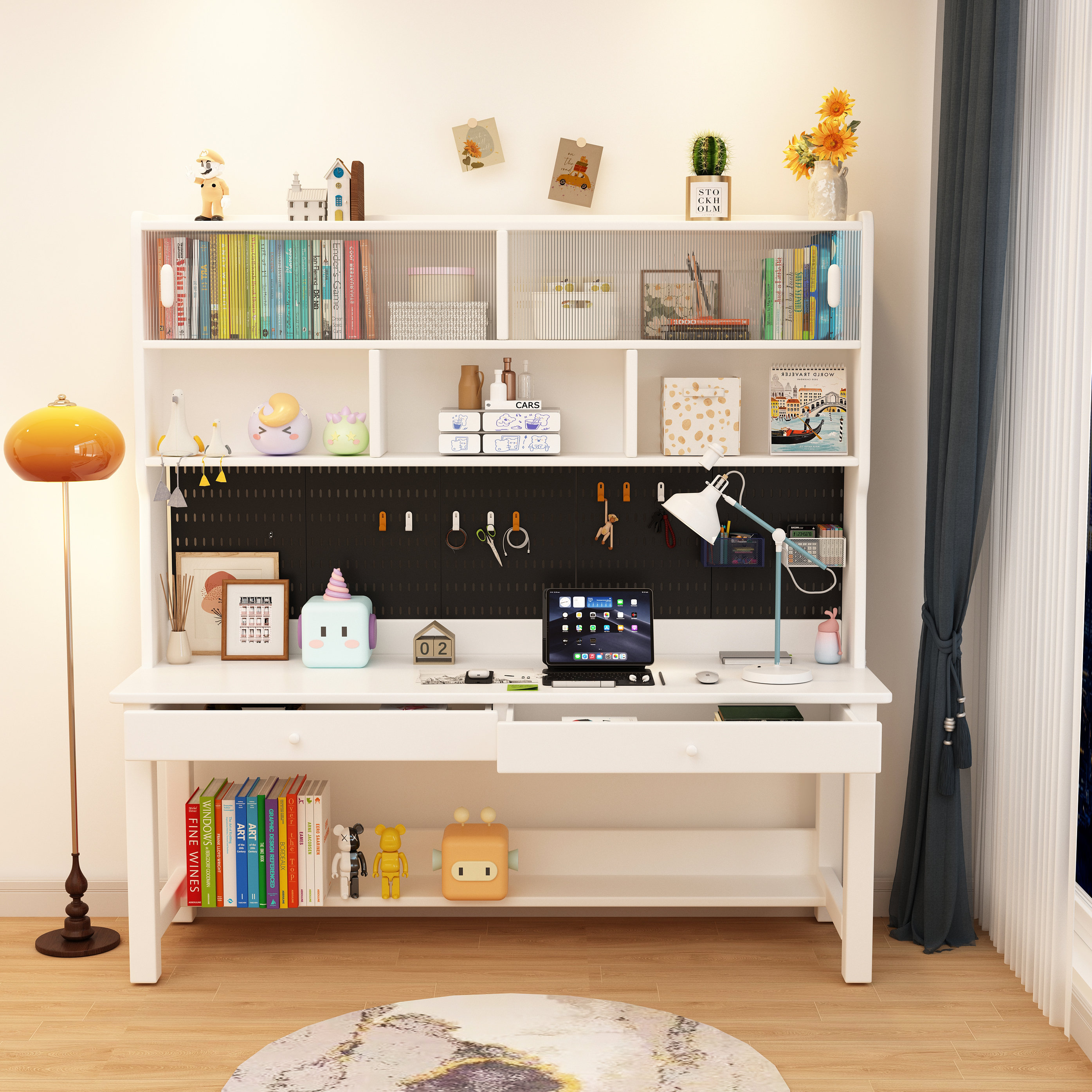 Isabelle & Max™ Kids Writing Desk Rectangle Children Learning Desk With ...