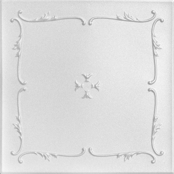A La Maison Ceilings SAMPLE-SAMPLE - Glue-Up Ceiling Tile in White ...
