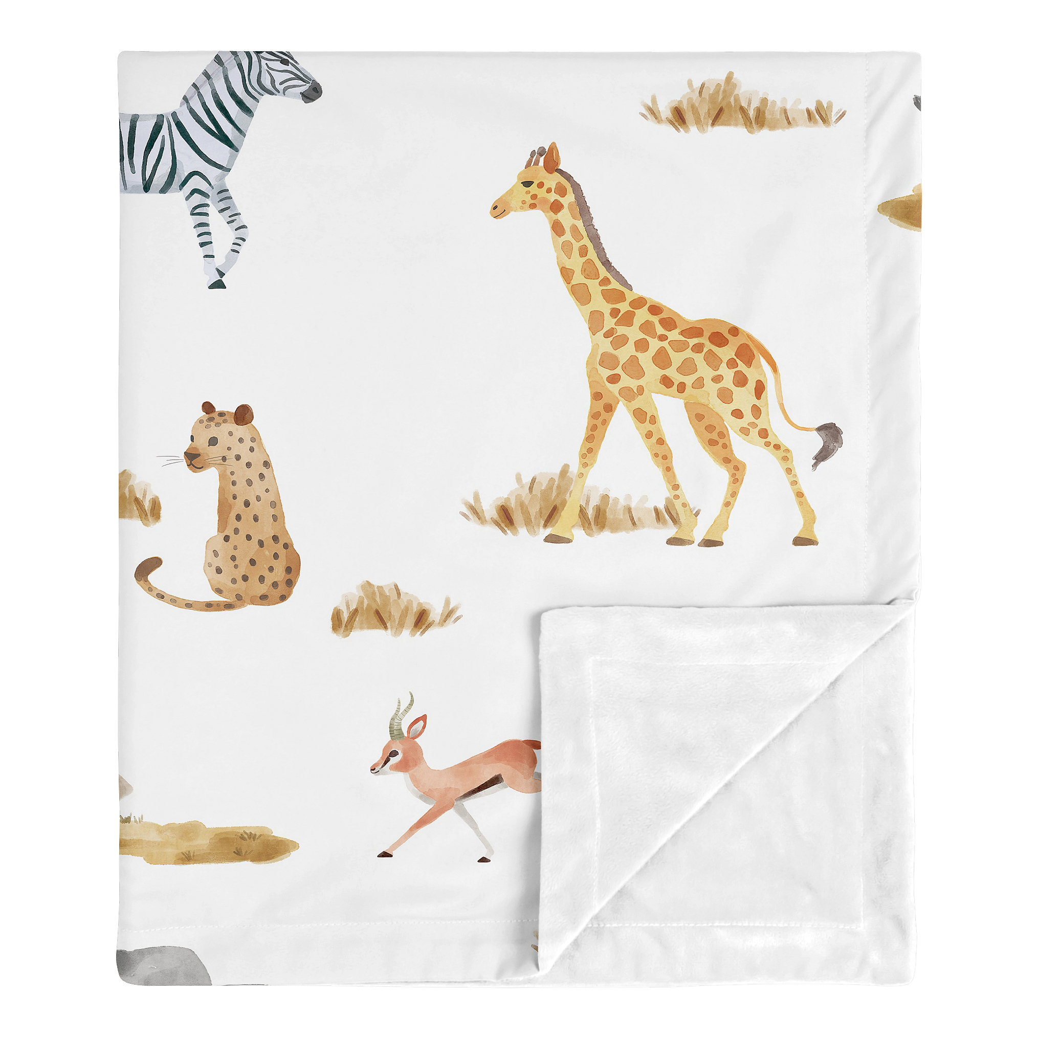 Sweet Jojo Designs Jungle Animals Security Baby Blanket by Sweet Jojo ...