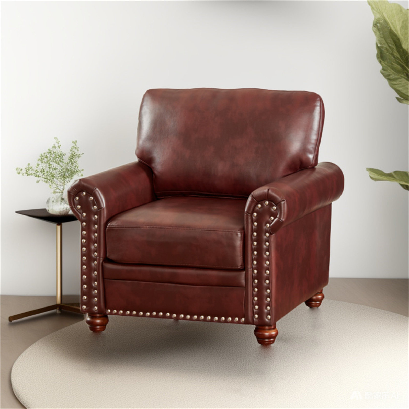 Charlton Home® Living Room Sofa Single Seat Chair | Wayfair