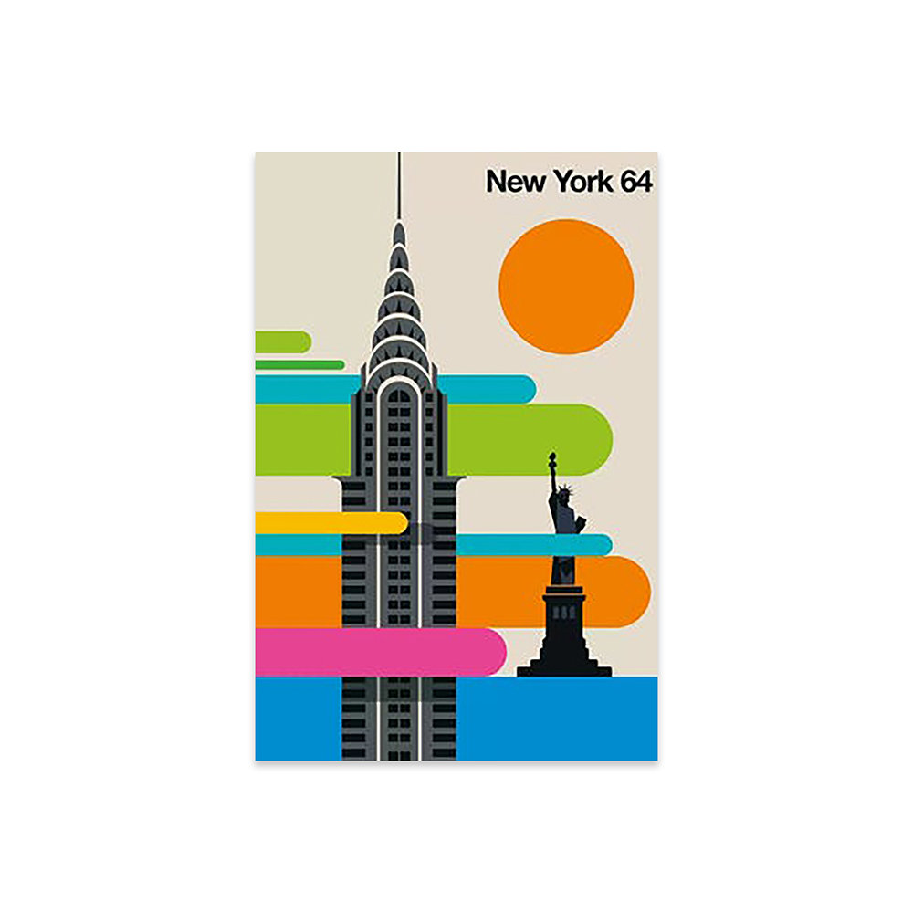 Red Barrel Studio® New York 64 by Bo Lundberg - Unframed Graphic Art ...