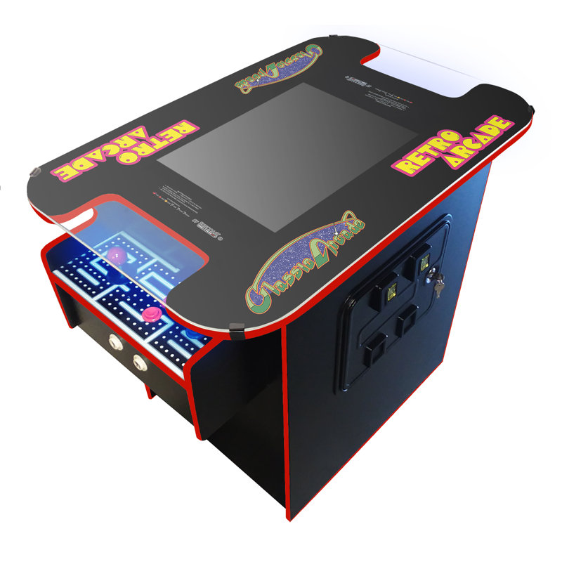 Suncoast Arcade Premium Cocktail Arcade Machine with 19" Monitor and ...