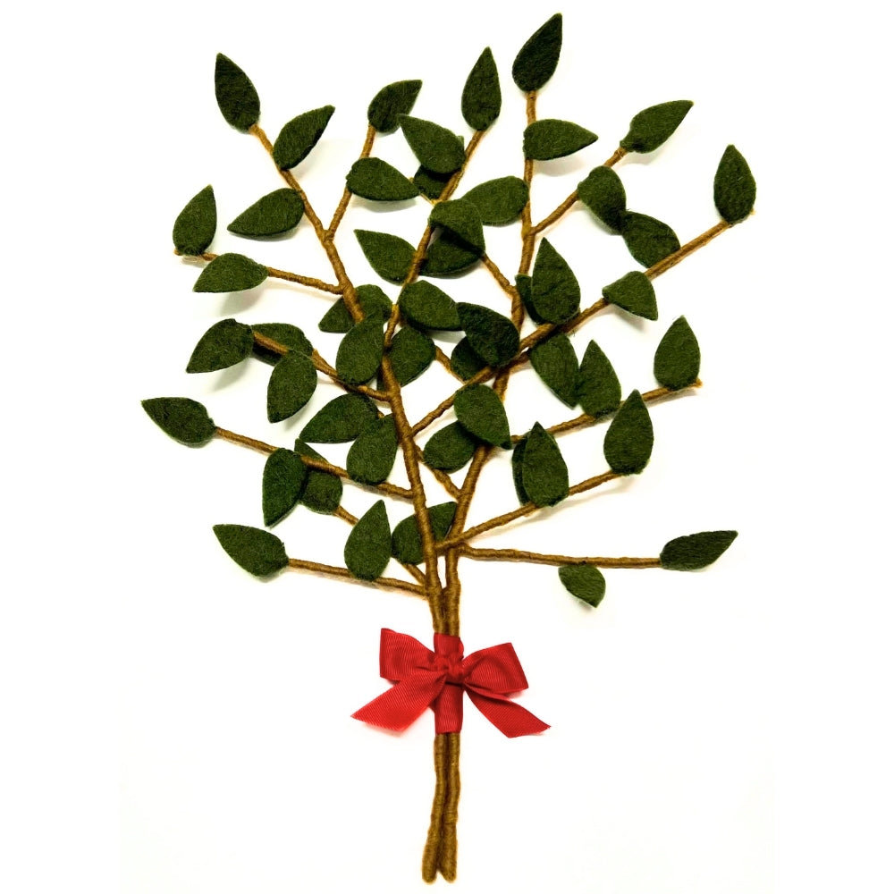 Humble Hilo Handmade Felt Flower, Branch Leaves, Set of 2 | Wayfair