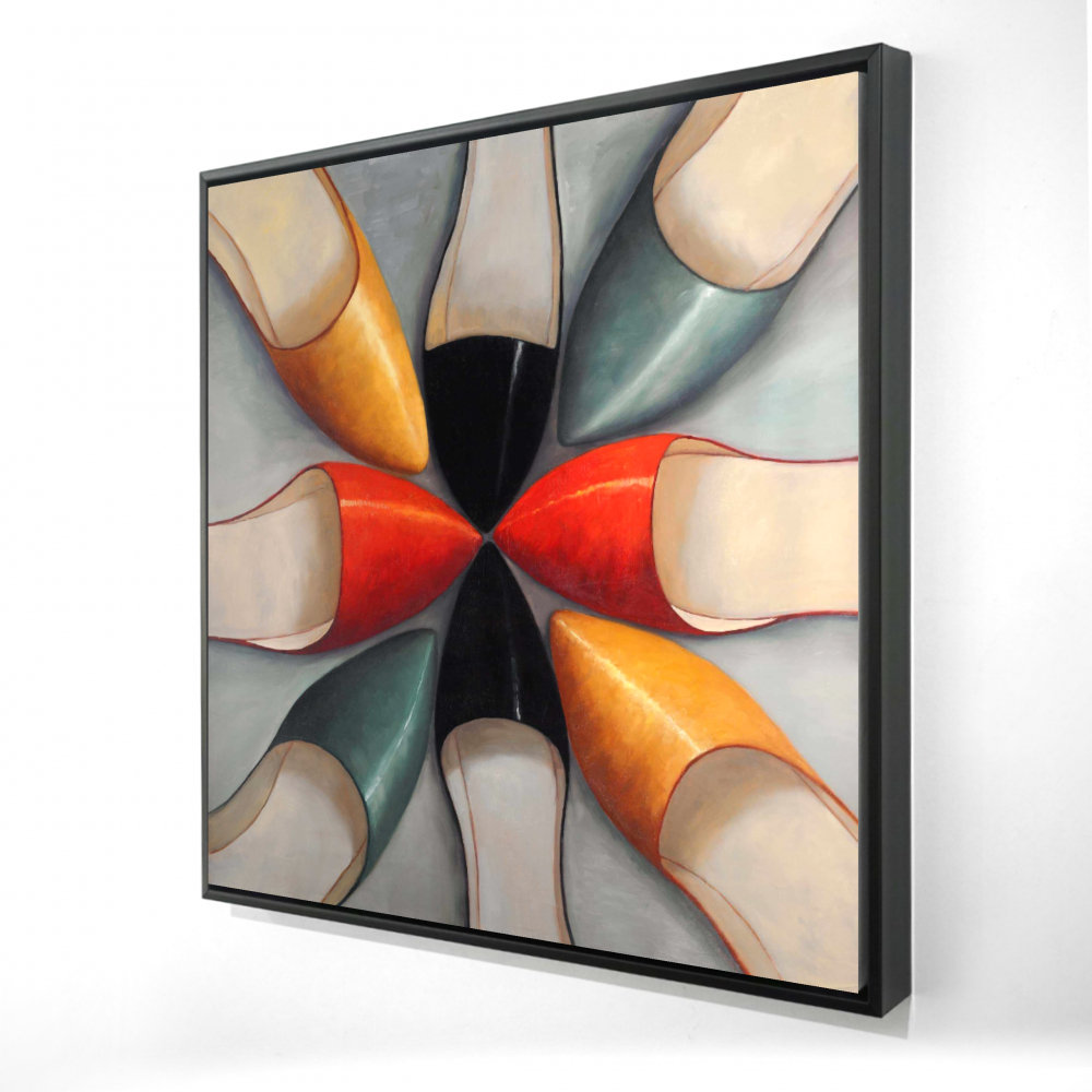 Begin Edition International Inc. " Women Shoes " on Canvas | Wayfair