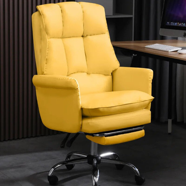 Latitude Run® Double-Layer Thick Cushion Office Chair Boss Chair Can ...