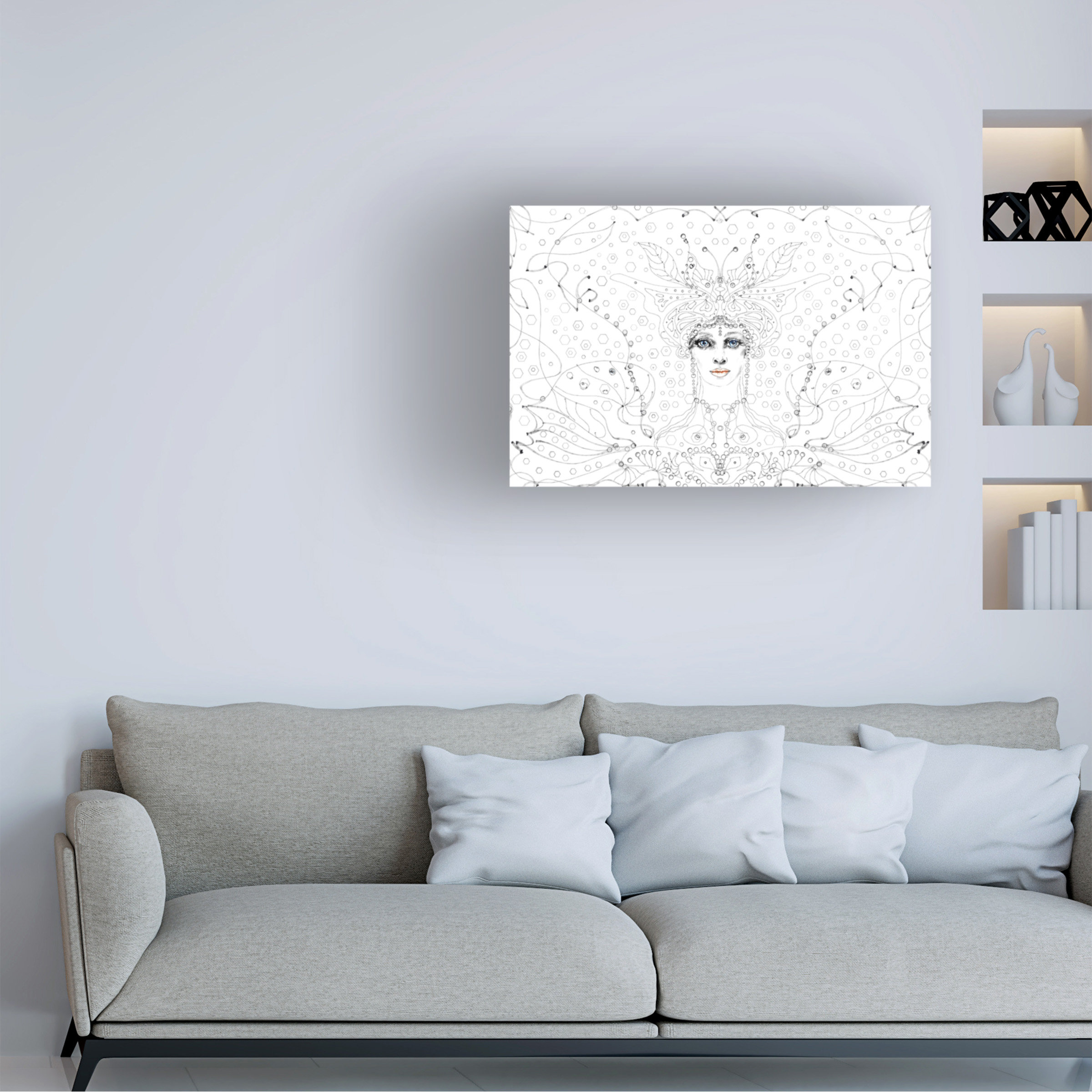 Rosdorf Park RUNA ''Oriental Colouring'' Canvas Art - Wayfair Canada