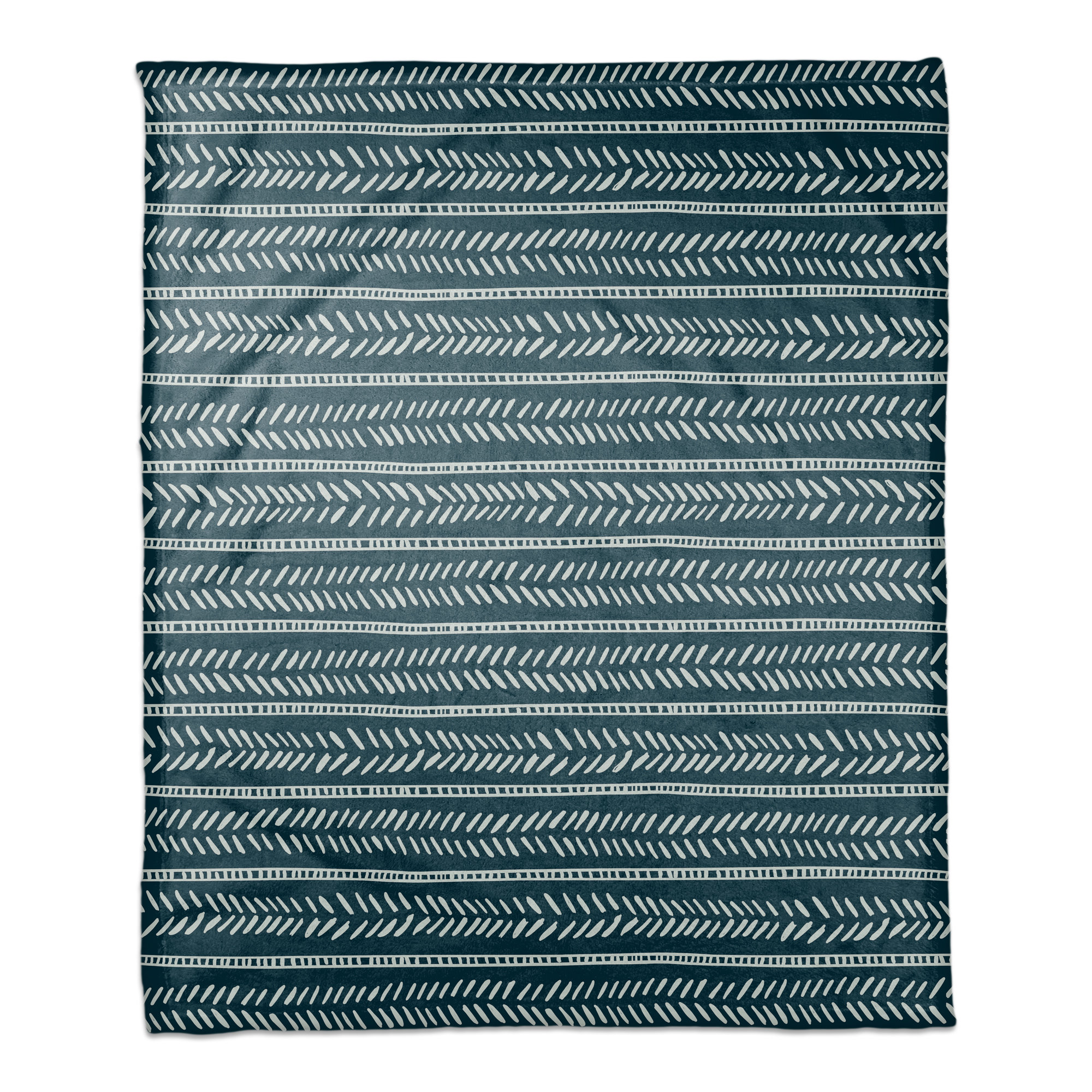 Designs Direct Creative Group Box and Dash Print Throw | Wayfair