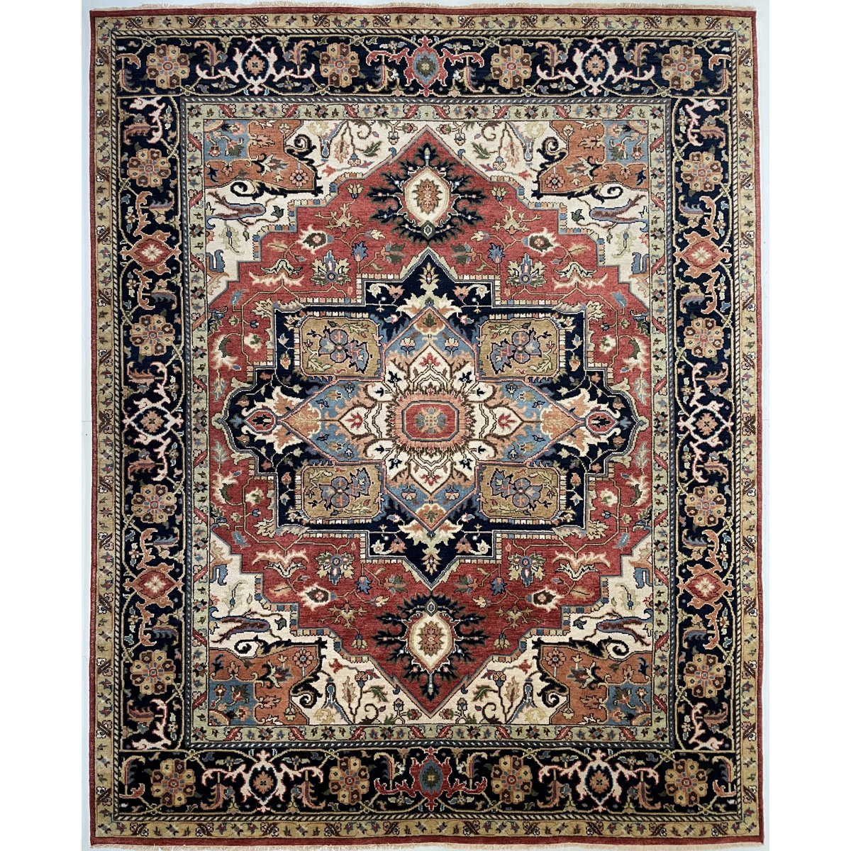 Continental Rug Company Royale Heriz Hand-Knotted Wool Indoor Area Rug ...
