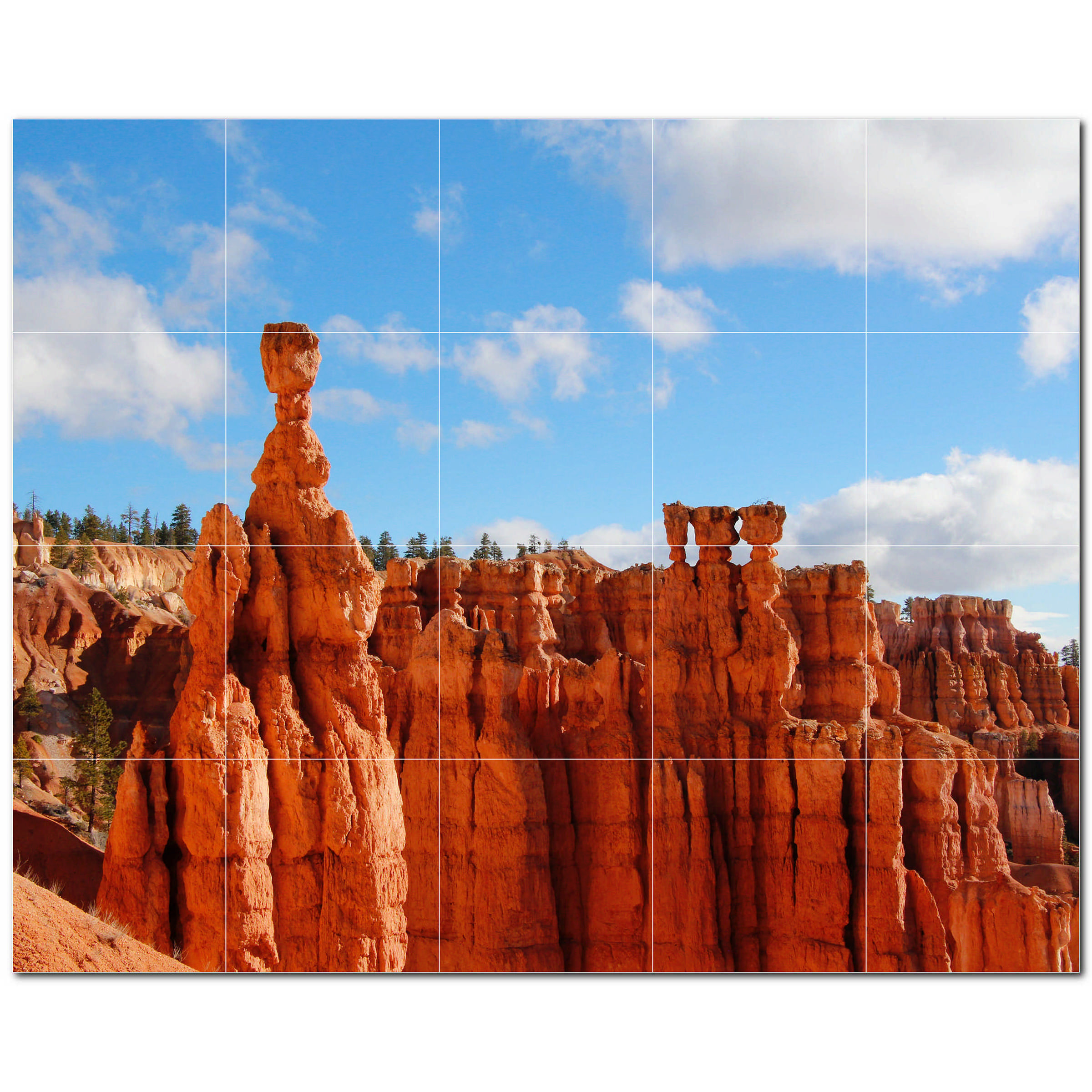 Picture-Tiles.com 30" x 24" Ceramic Canyon Photo Decorative Mural Tile ...