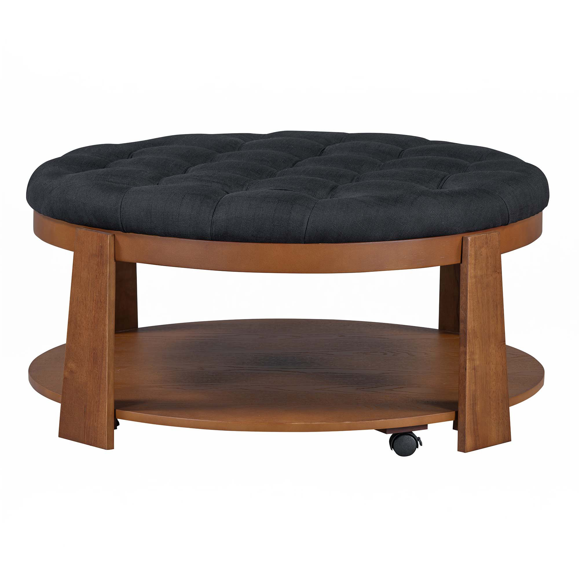 Latitude Run® Modern Large Round Ottoman Coffee Table | Wayfair