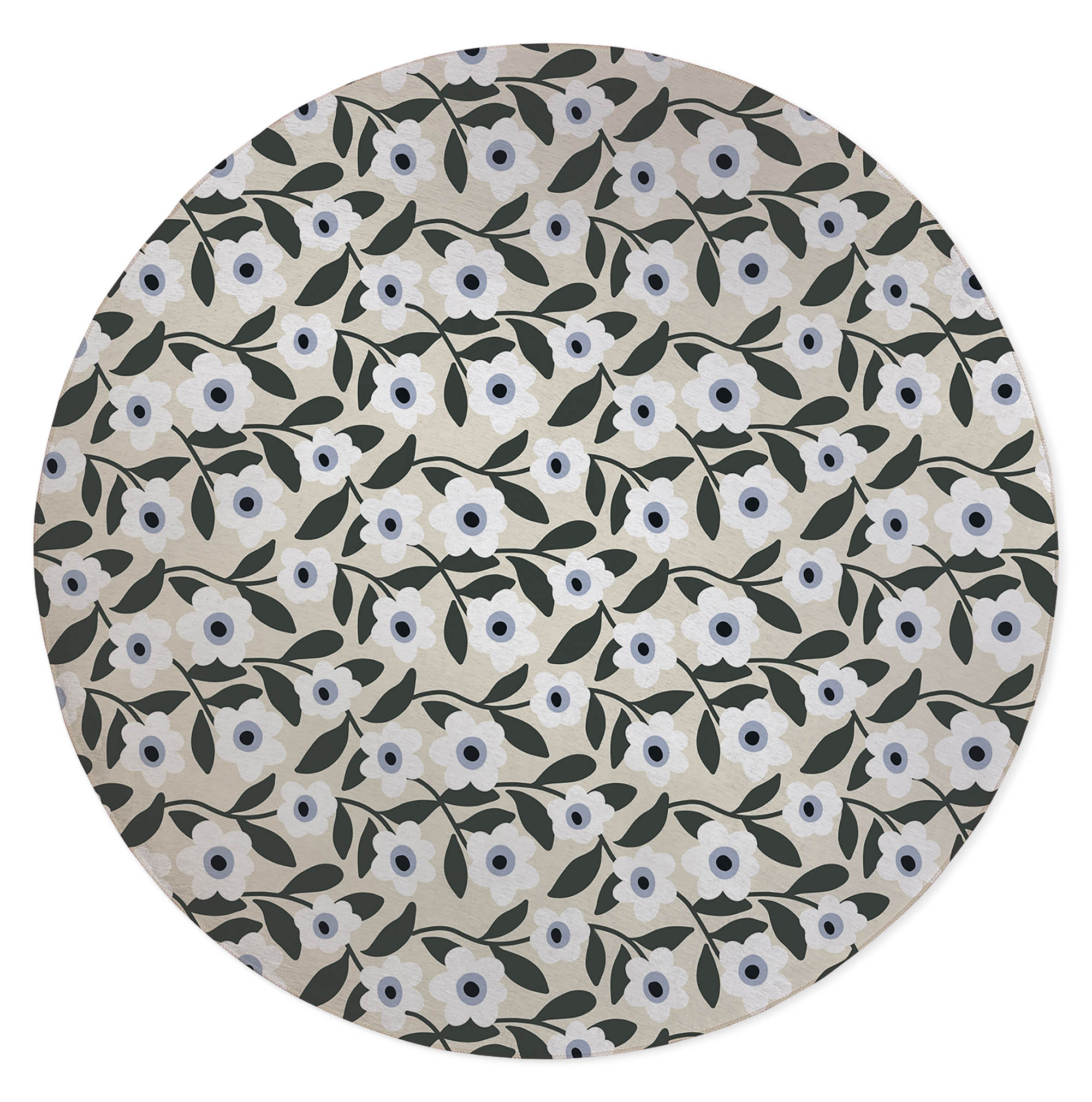 Kavka Garden Party Chair Mat with Straight Edge for Firm Surfaces | Wayfair