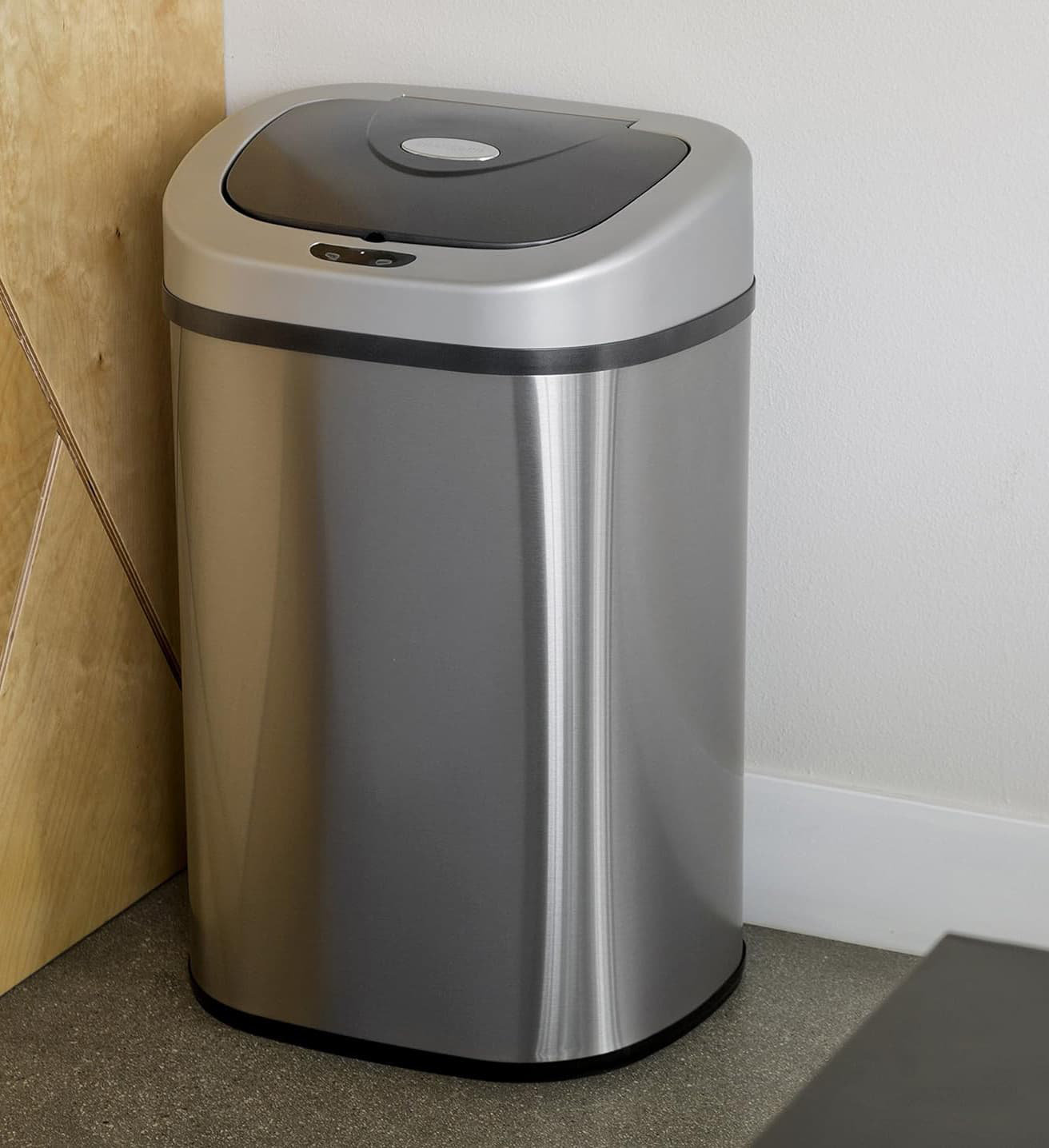 BUMEET Stainless Steel Motion-Sensor Trash Can - 21.1 Gallons | Wayfair